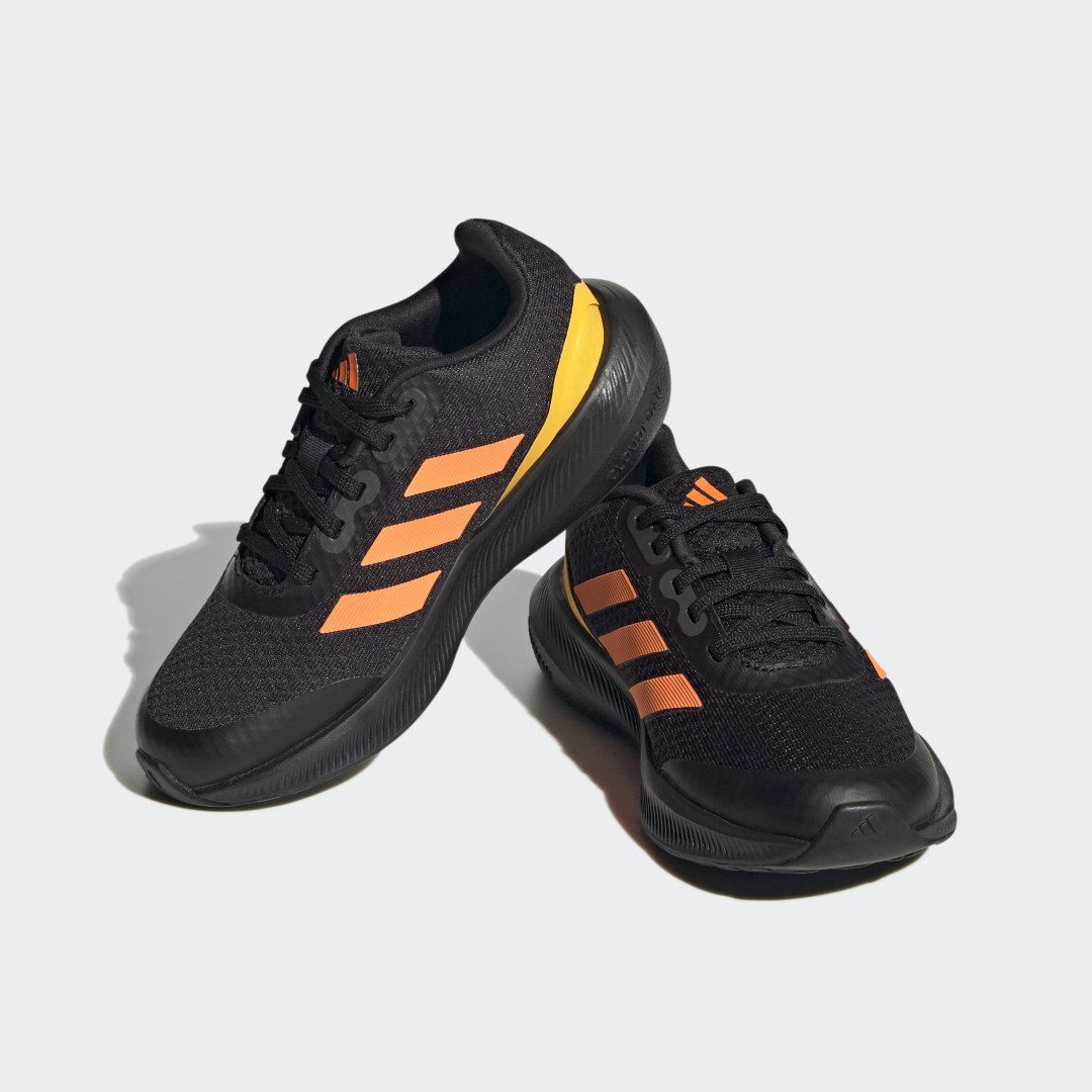 adidas RunFalcon 3 Veterschoenen Core Black / Screaming Orange / Solar ...