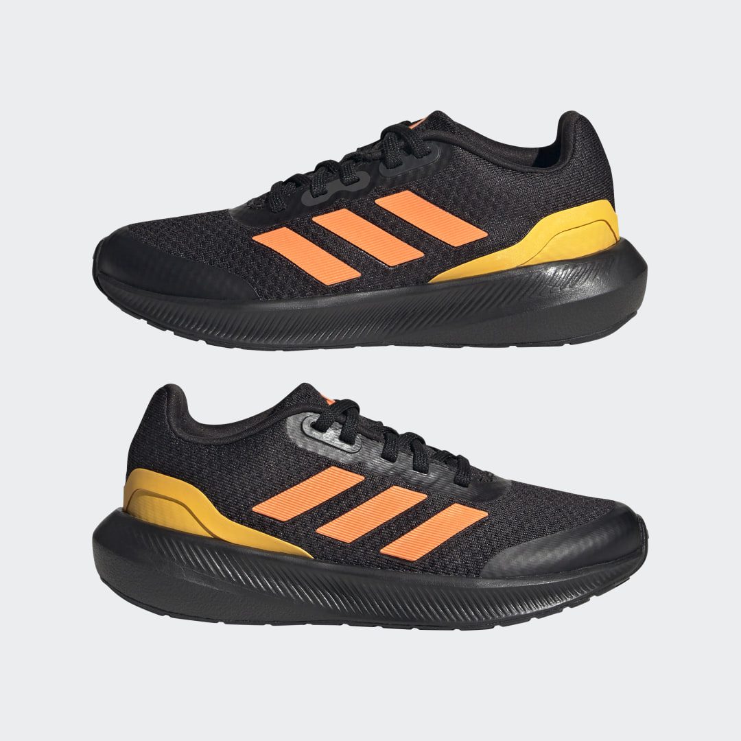 adidas RunFalcon 3 Veterschoenen Core Black / Screaming Orange / Solar ...
