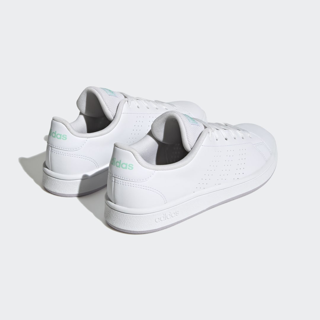 adidas Advantage Base Court Lifestyle Cloud White / Cloud White / Pulse ...