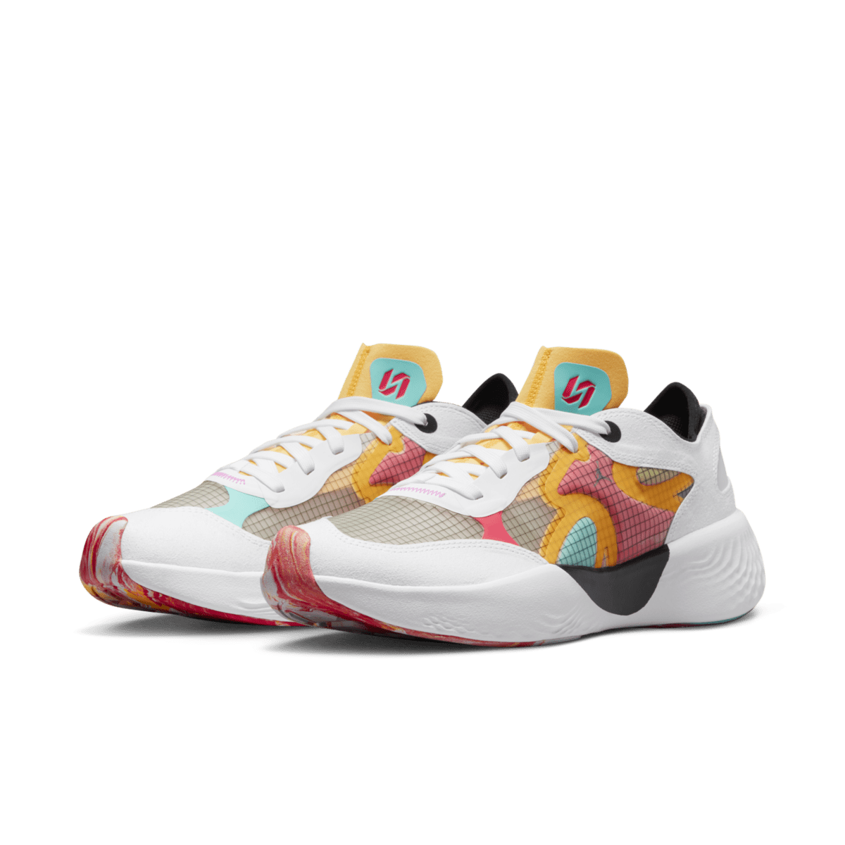 Air Jordan Delta 3 Low Nitro ‘Imaginarium’ White / Yellow / Red / Blue ...