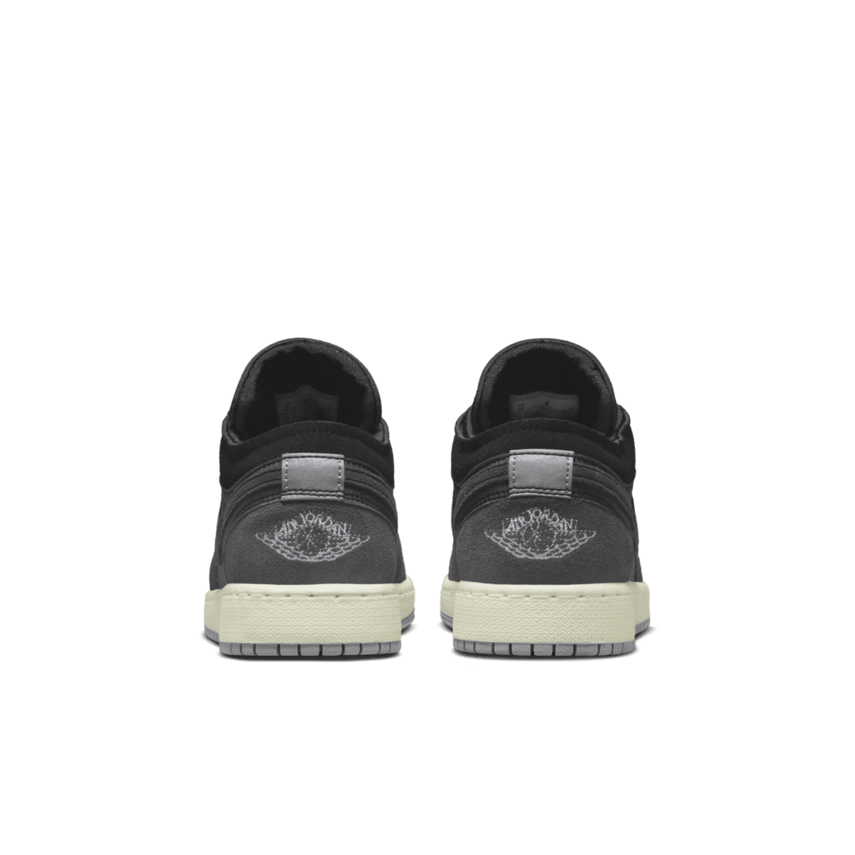 Jordan 1 Low Craft Inside Out Black (GS) Black / Cement Grey / Light ...