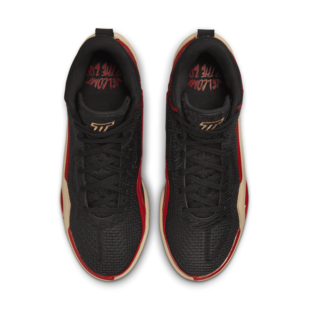 Jordan Tatum 1 Zoo Black / Metallic Gold / University Red / Beach ...