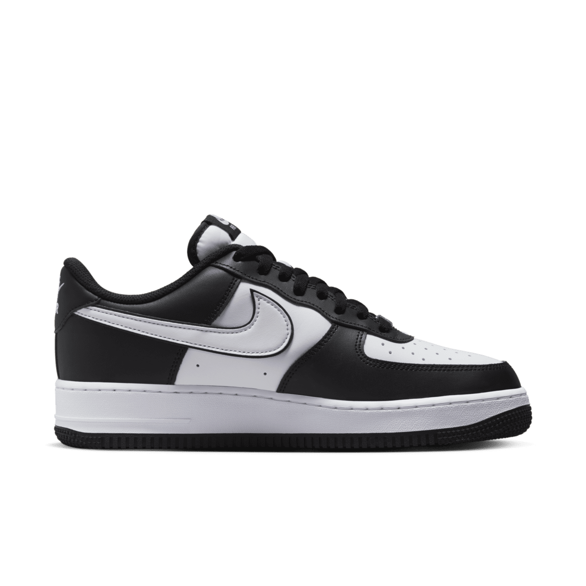 Nike Air Force 1 ’07 Low White Swoosh Panda Black / White / Black ...