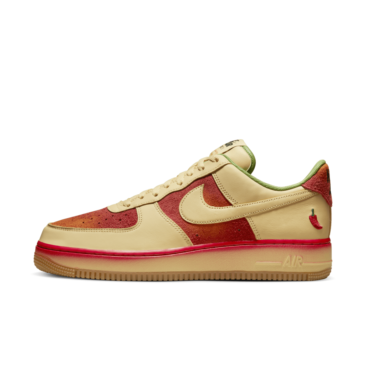 Nike Air Force 1 Low ’07 Chili Pepper Lemon Wash / Lemon Wash ...