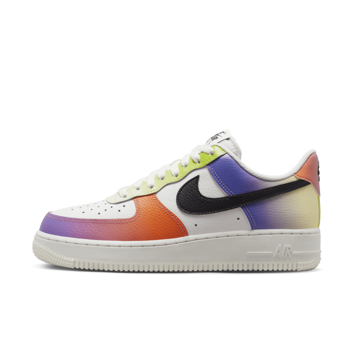 Nike Air Force 1 Multi-Color Gradient Summit White / Bright Mandarin ...