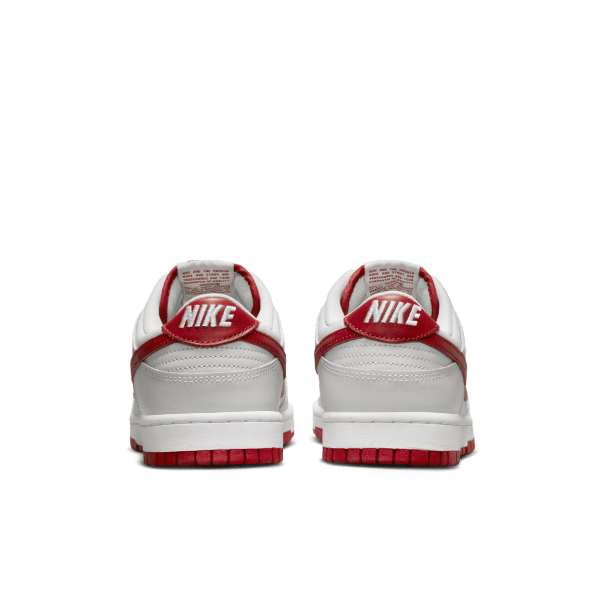 Nike Dunk Low Vast Grey Varsity Red Vast Grey / Varsity Red-white ...