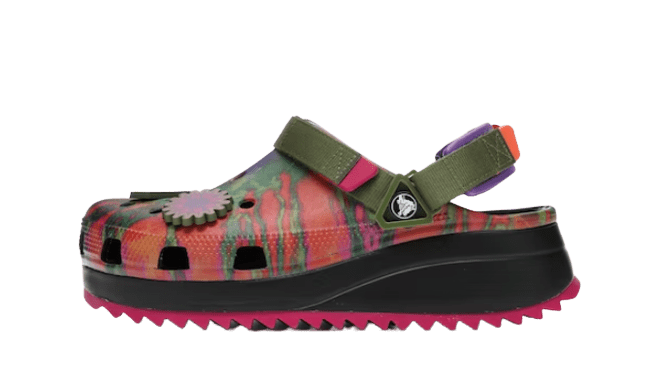 Crocs Classic Hiker Peace Out Green Green / Tie Dye (207295-988)