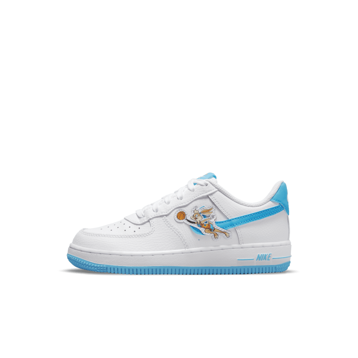 Nike Air Force 1 Low Hare Space Jam (PS) White / Light Blue Fury-white ...