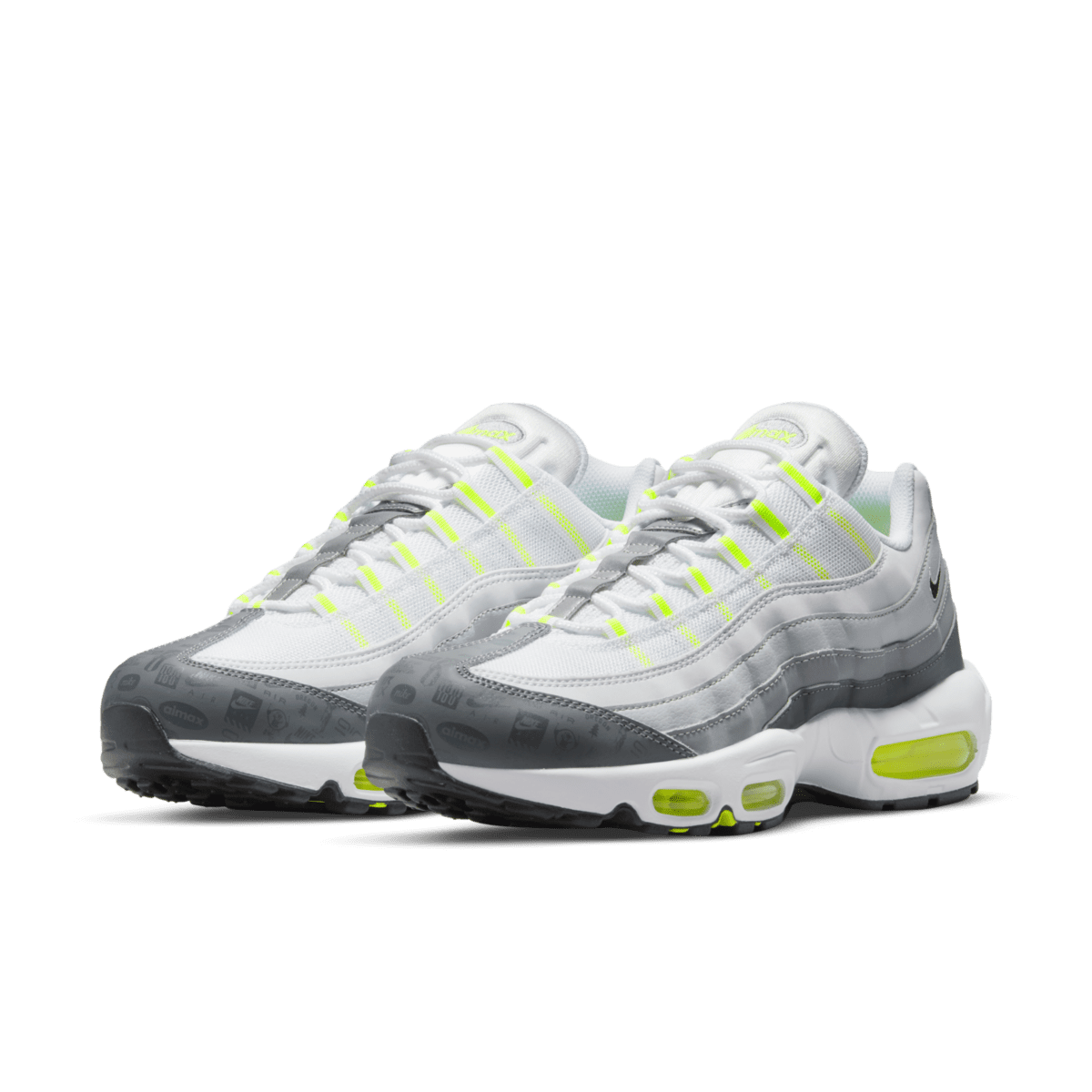 Nike Air Max 95 Retro Air Max Logos White / Grey-volt (DH8256-100)