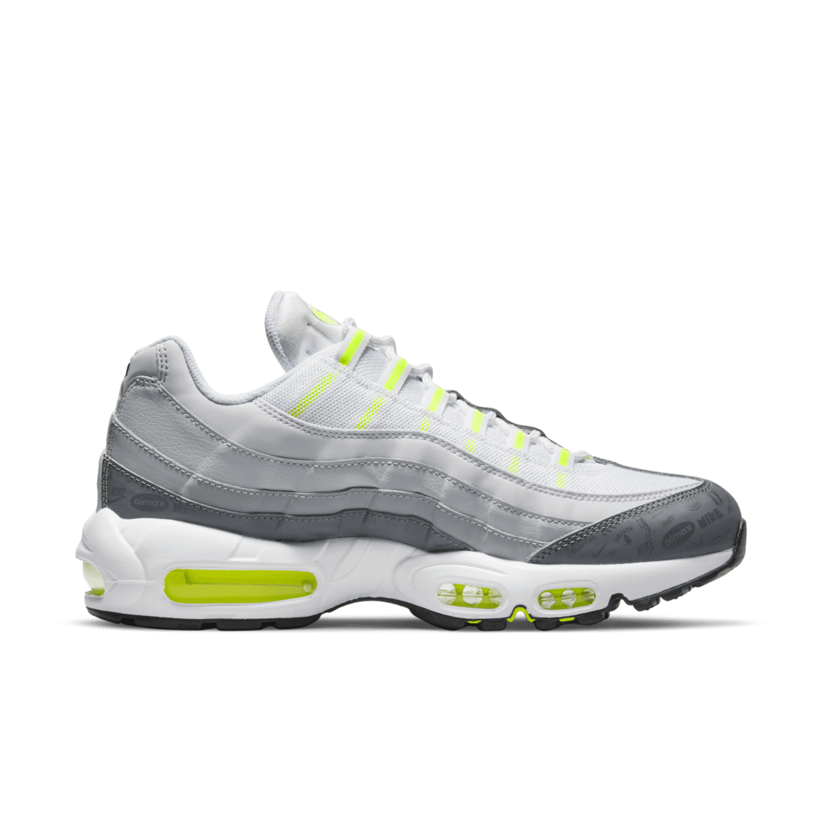 Nike Air Max 95 Retro Air Max Logos White / Grey-volt (DH8256-100)