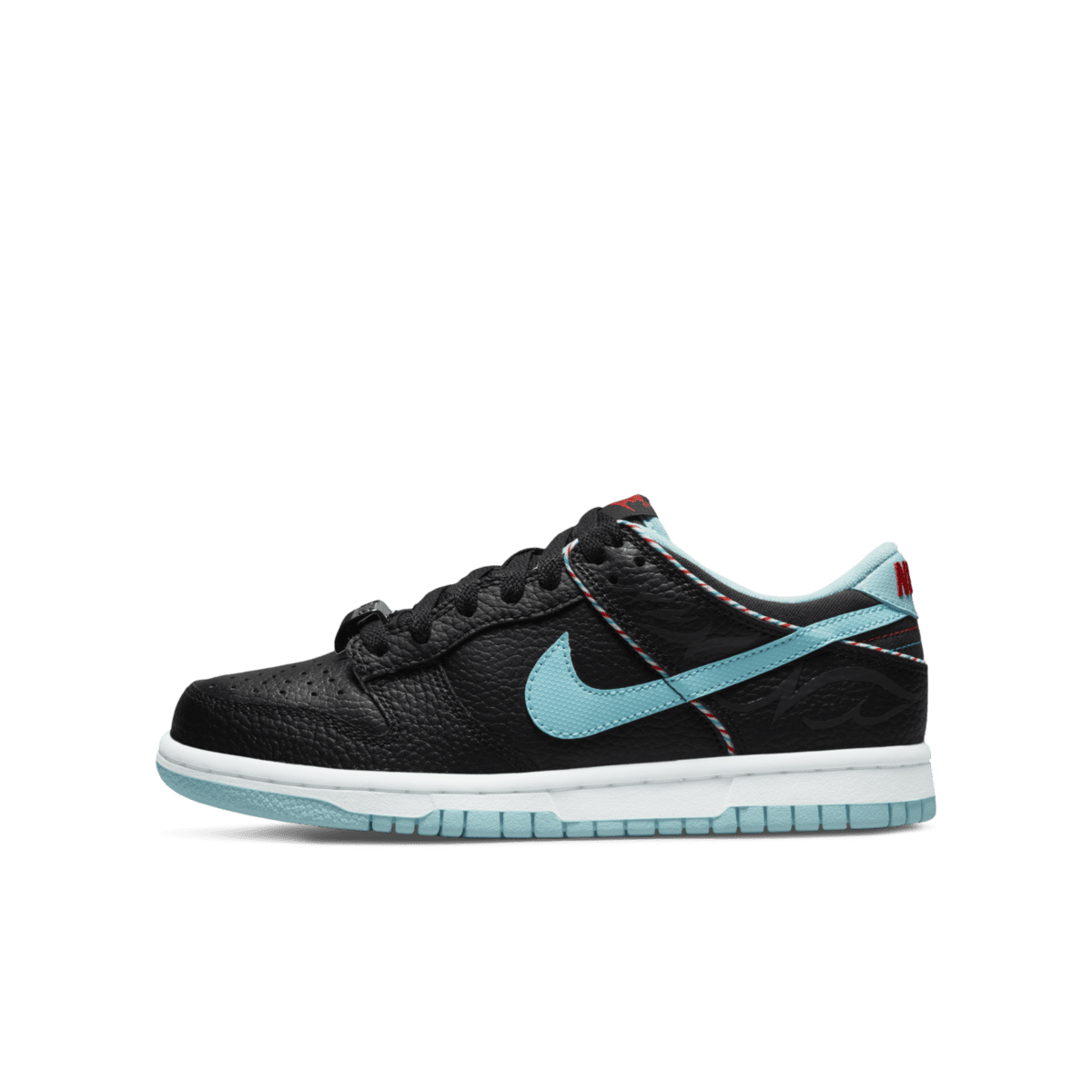 Nike Dunk Low SE Barber Shop Black (GS) Black / Teal-white (DN3351-001)