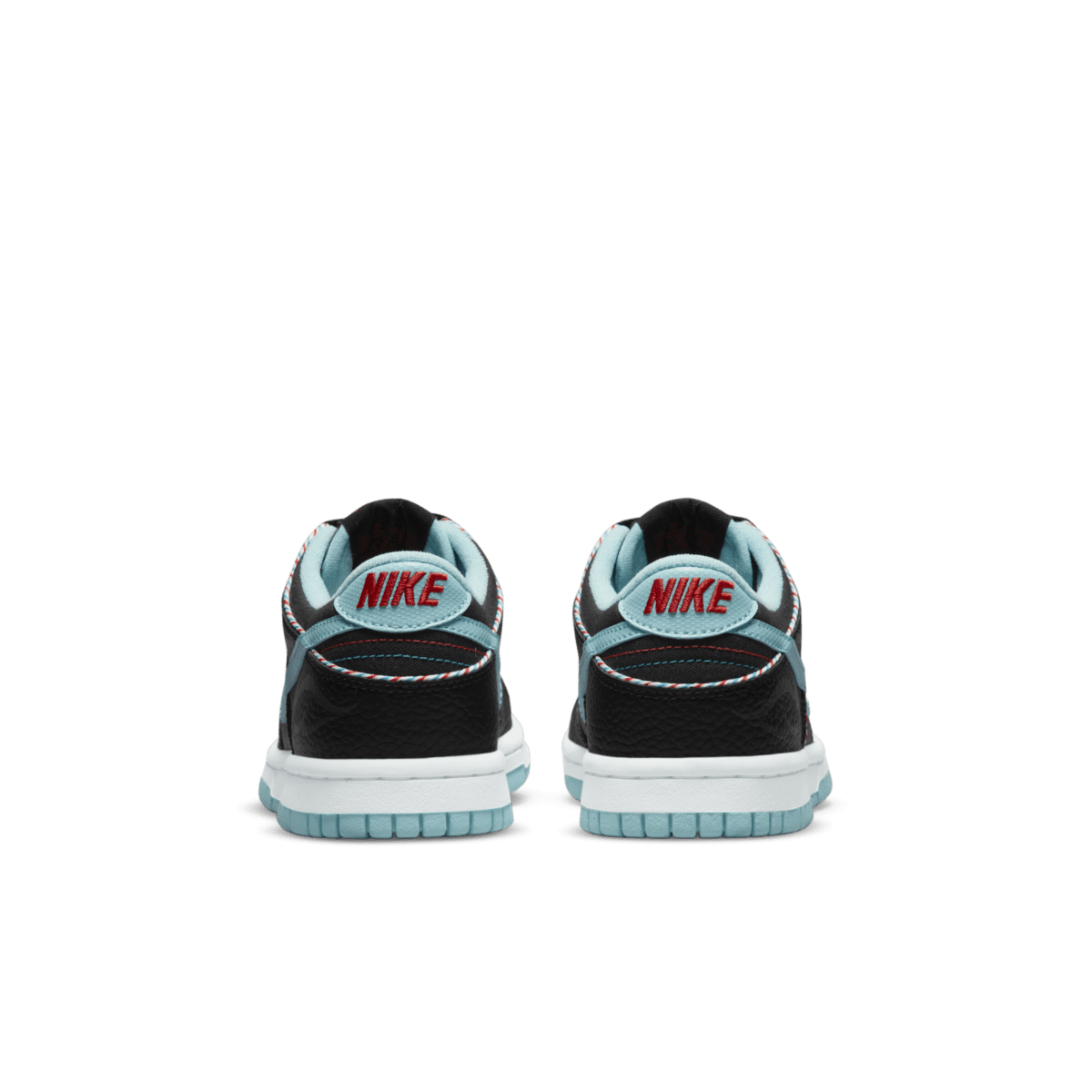 Nike Dunk Low SE Barber Shop Black (GS) Black / Teal-white (DN3351-001)