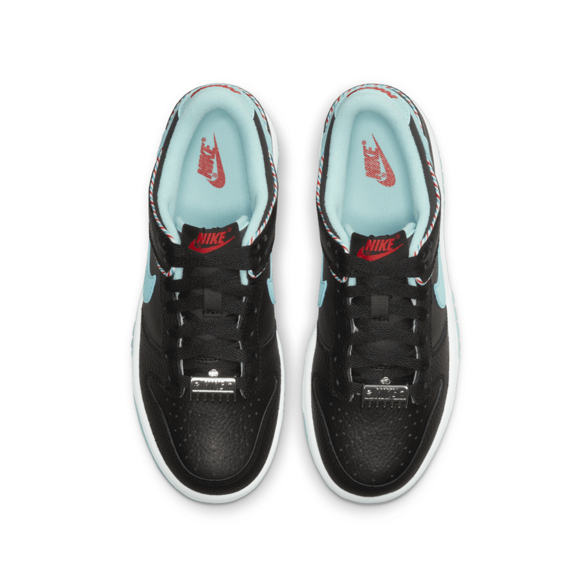 Nike Dunk Low SE Barber Shop Black (GS) Black / Teal-white (DN3351-001)