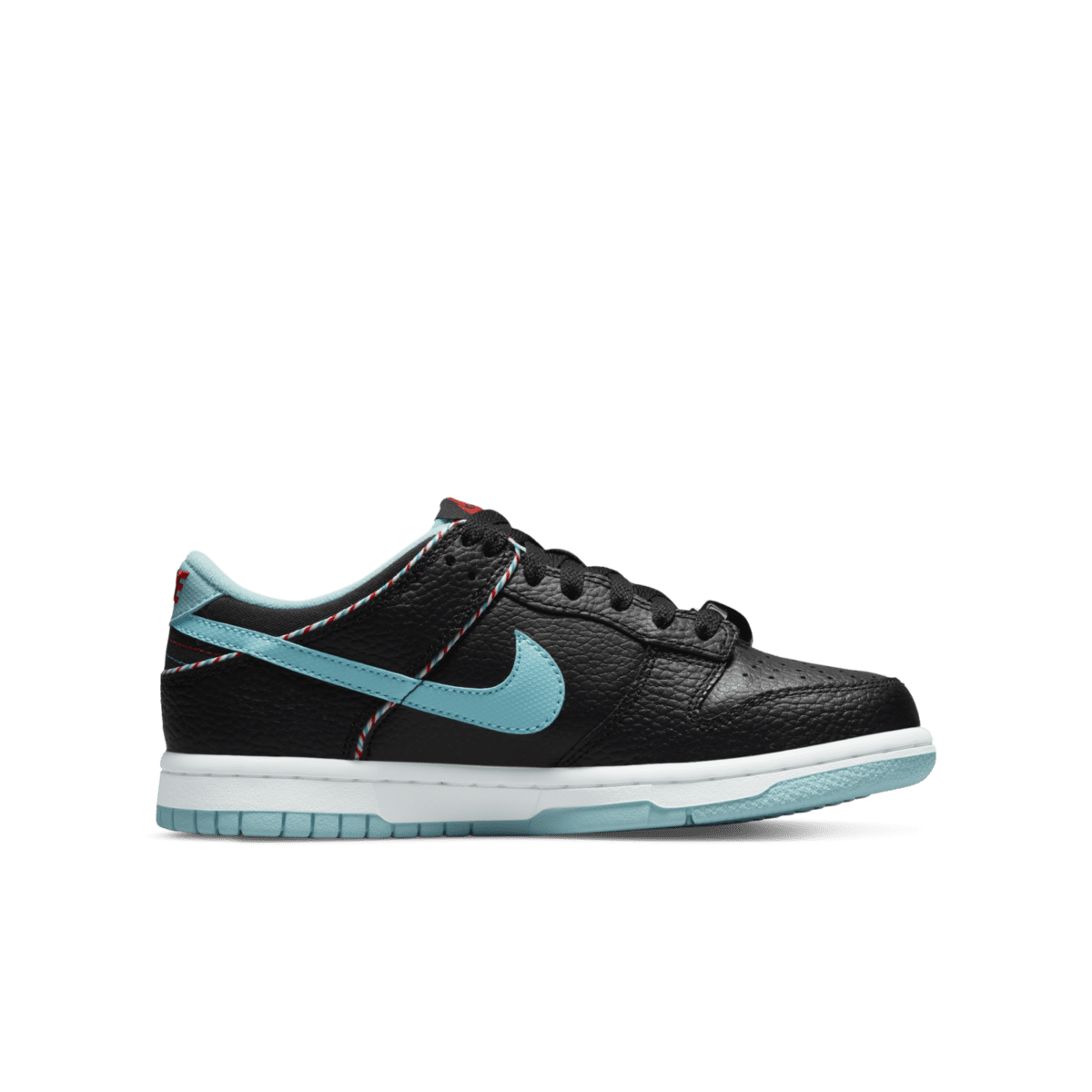 Nike Dunk Low SE Barber Shop Black (GS) Black / Teal-white (DN3351-001)