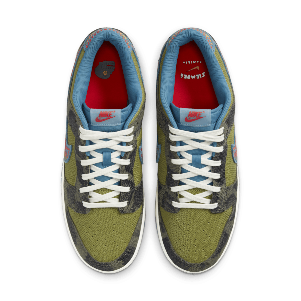 Nike Dunk Low Siempre Familia Green / Green-cyan (DO2160-335)