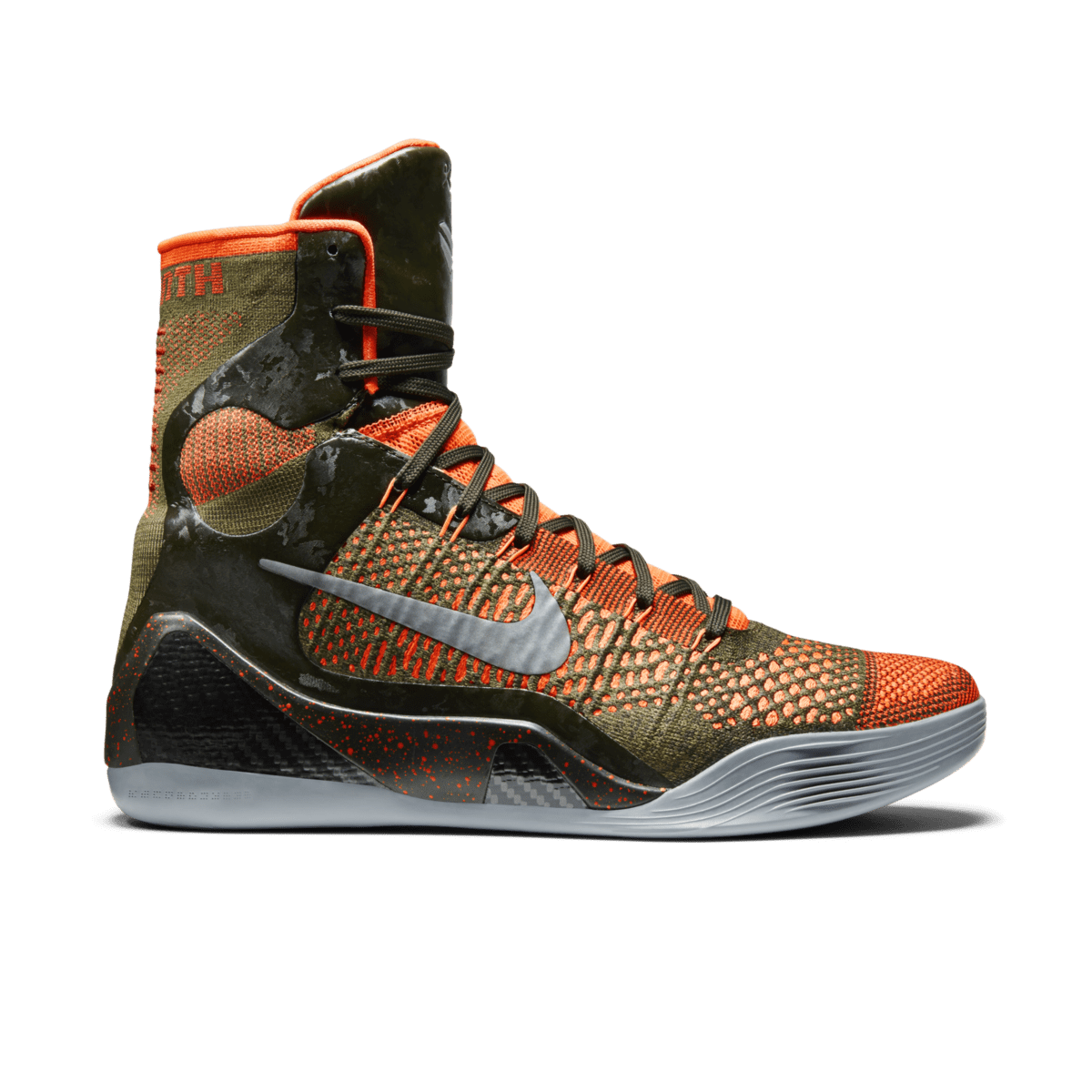Nike Kobe 9 Elite Sequoia Sequoia / Rough Green-hyper Crimson-reflect Silver (630847-303)