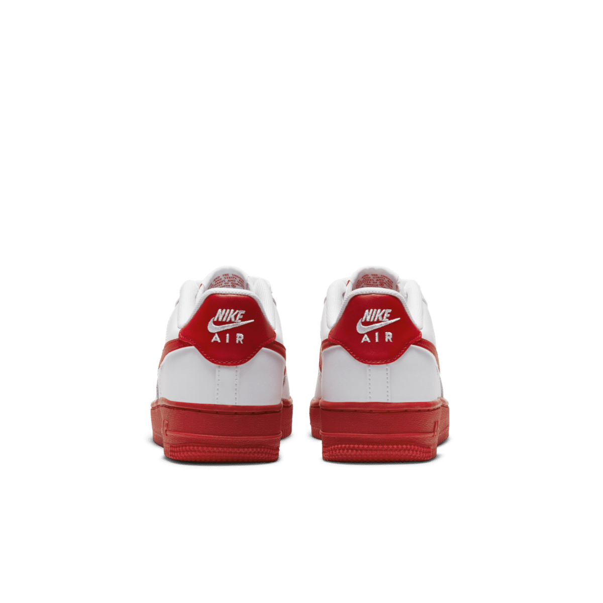 Nike Air Force 1 Low White Red Midsole (GS) White / University Red ...