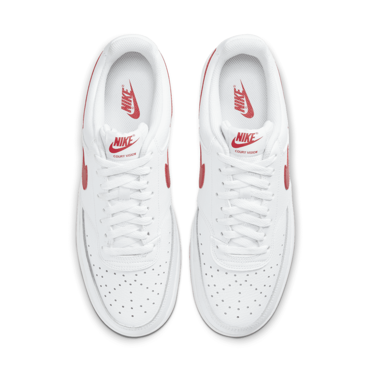 Nike Court Vision Low White University Red White / University Red ...