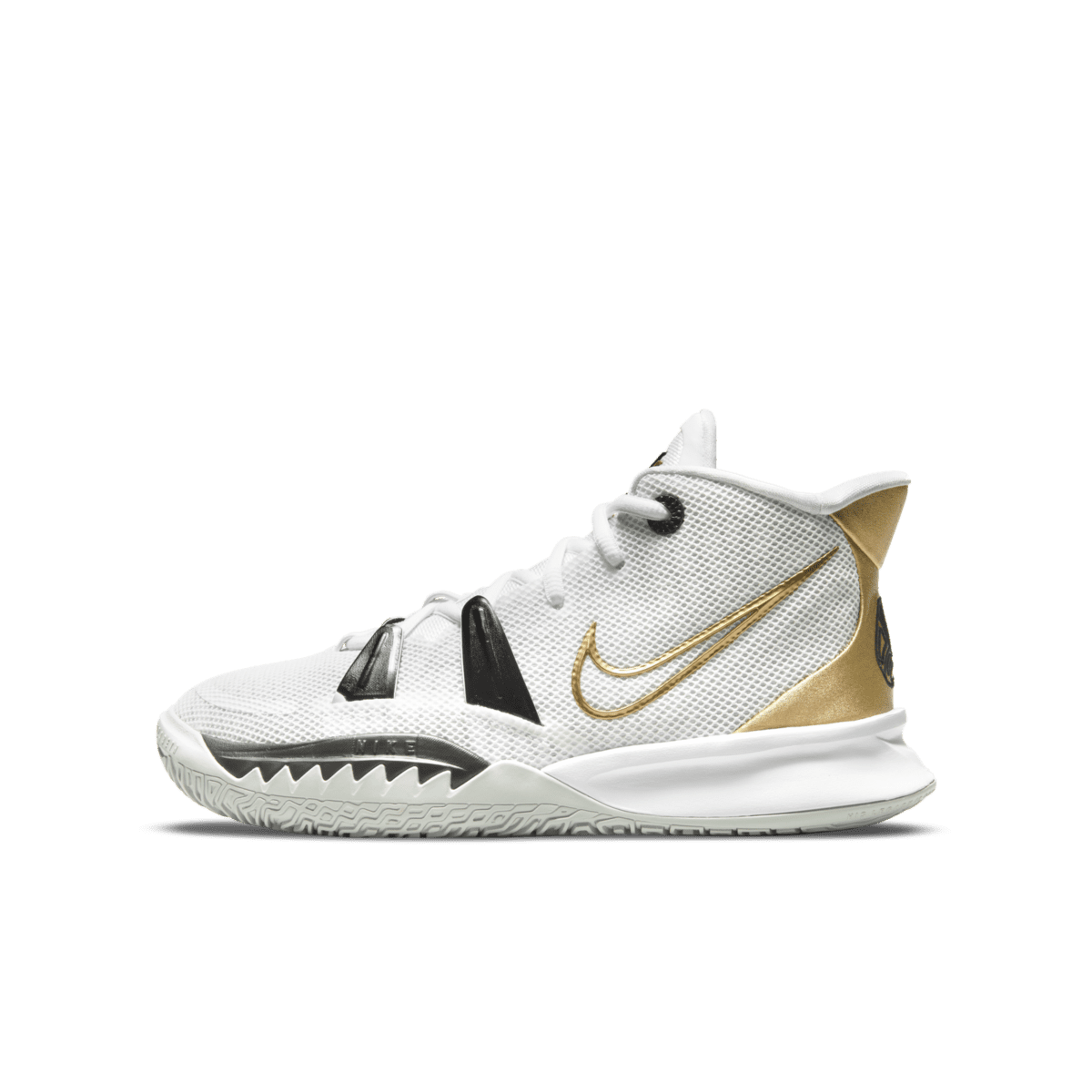Nike Kyrie 7 NBA Final Rings (GS) White / Black / Grey Fog / Metallic ...