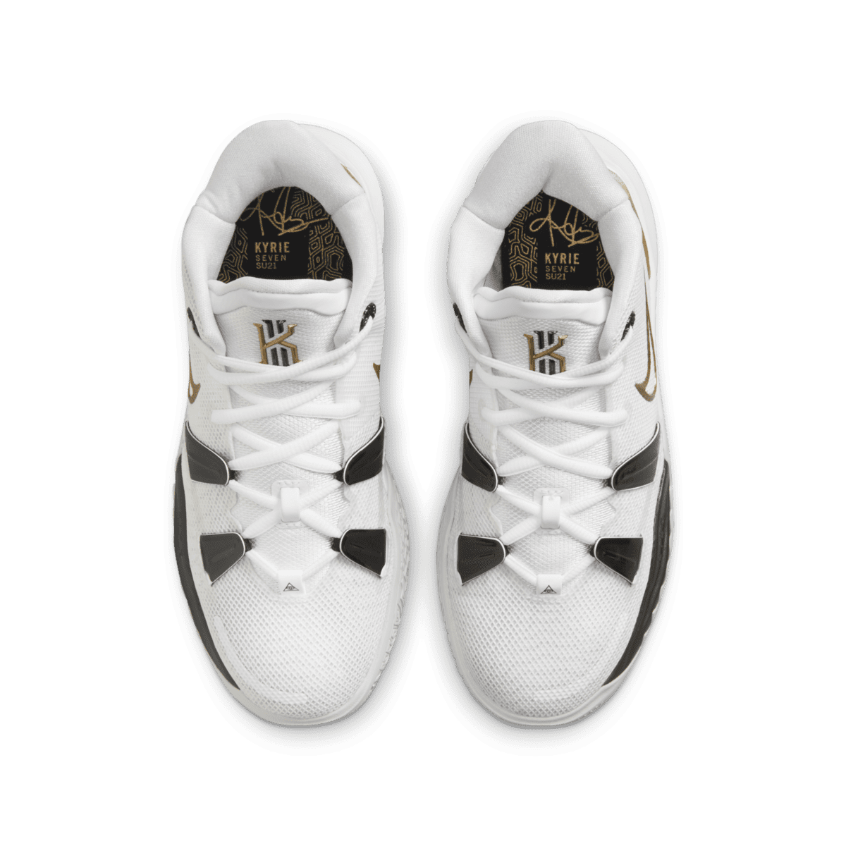 Nike Kyrie 7 NBA Final Rings (GS) White / Black / Grey Fog / Metallic ...