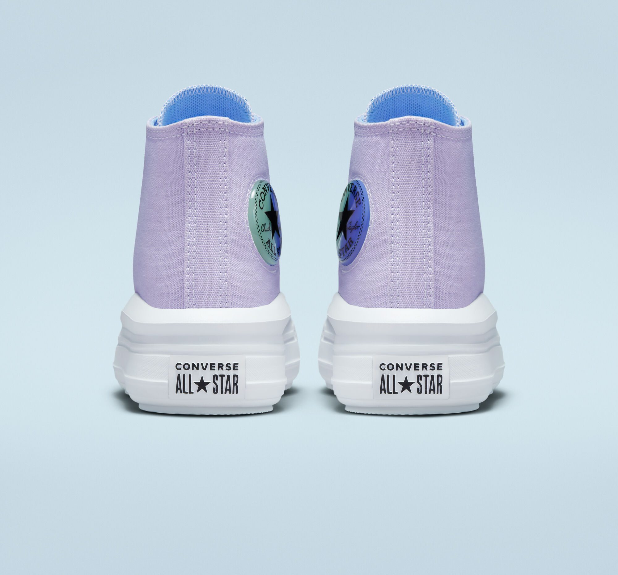 Converse Chuck Taylor All Star Move Platform Gel Patch Moonstone Violet ...