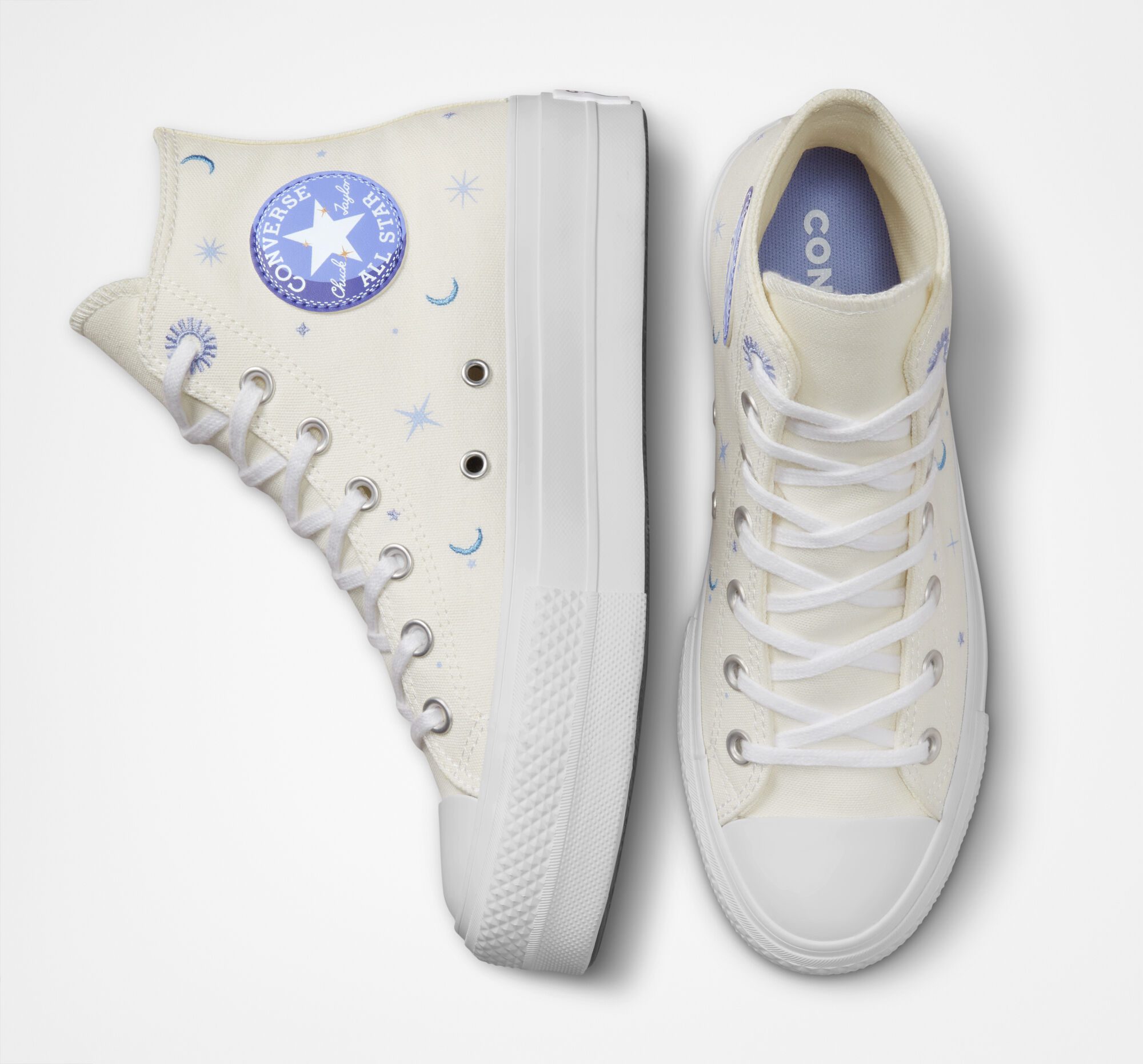 Converse Chuck Taylor All Star Lift Platform Celestial Egret/moonrise ...