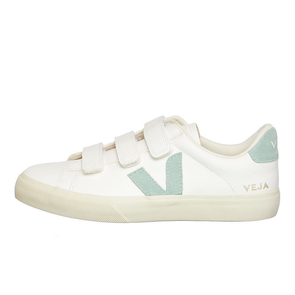 Veja Recife Logo Extra White / Matcha (RC0592878B)