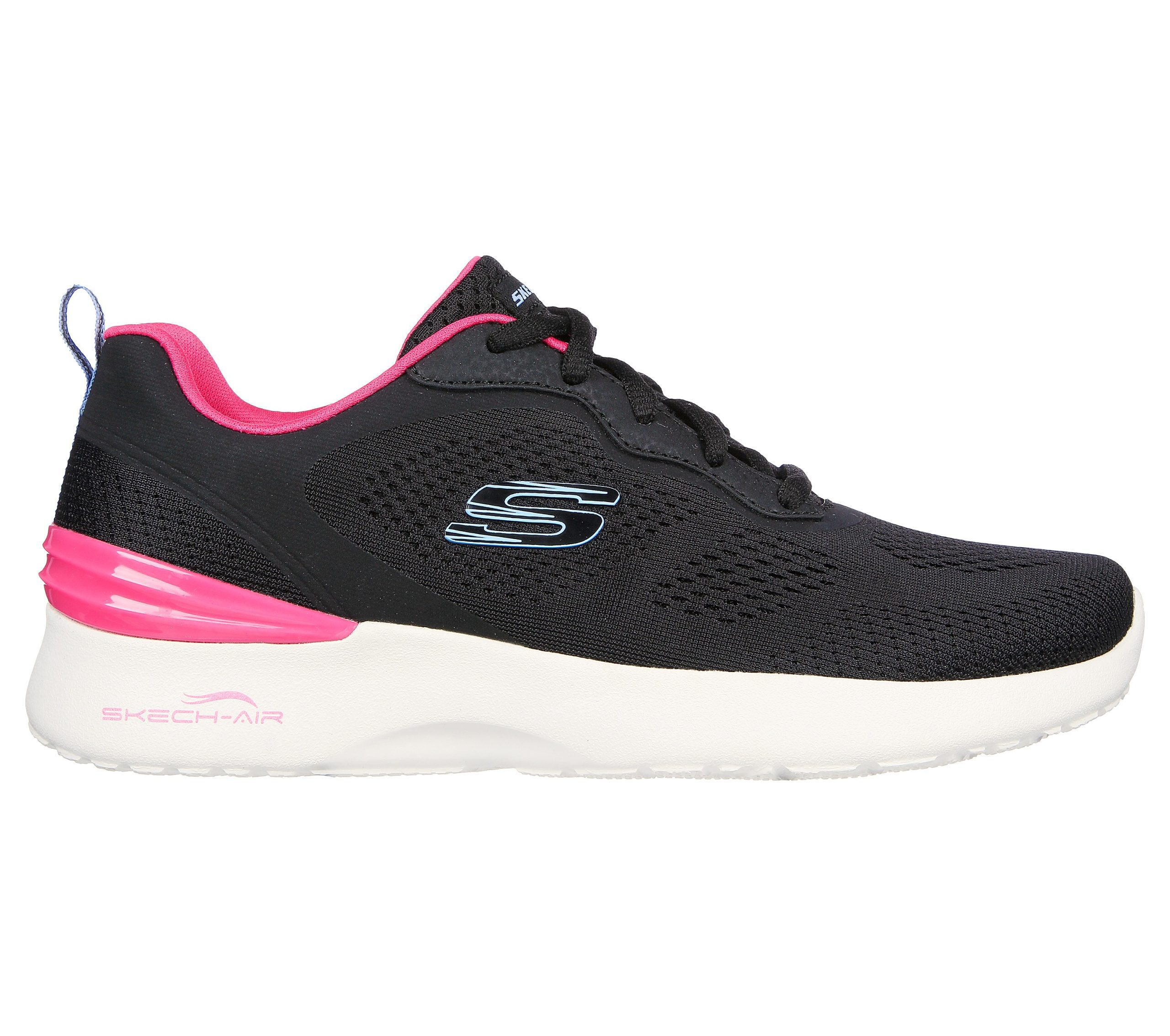 Skechers Skech-Air Dynamight - New Grind - Zwart / Heet Roze (149753-BKHP)