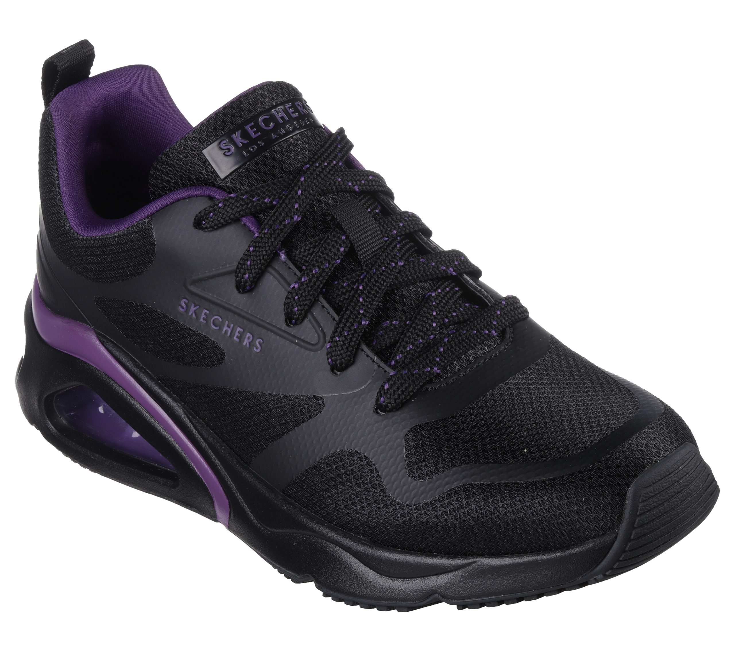 Skechers Tres-Air Uno - Modern Aff-Air - Zwart (177421-BBK)