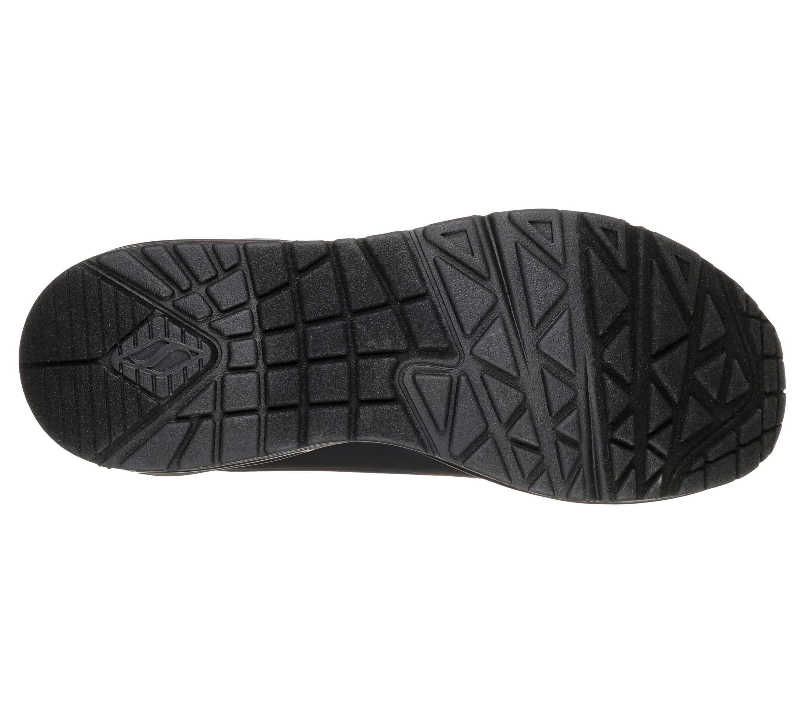 Skechers Uno - Stand on Air - Zwart (73690-BBK)