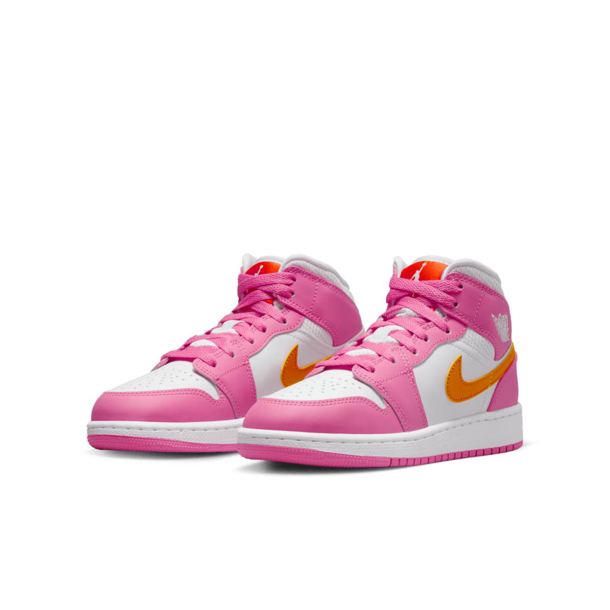 Air Jordan 1 Mid Pinksicle Safety Orange (GS) (DX3240-681)
