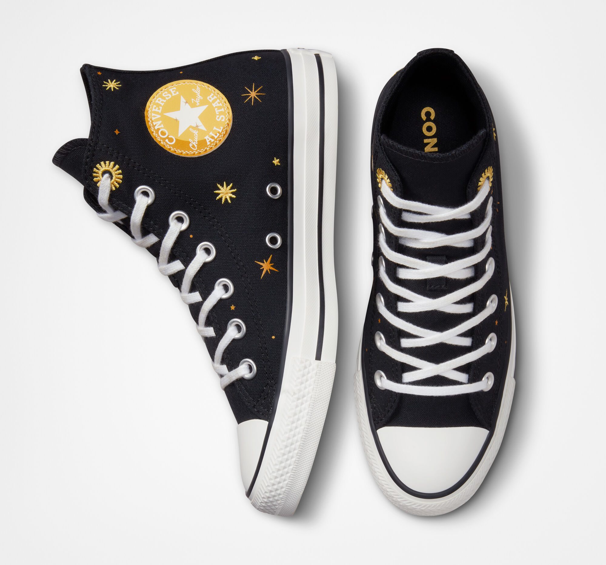 Converse Chuck Taylor All Star Celestial Zwart/thriftshop Yellow