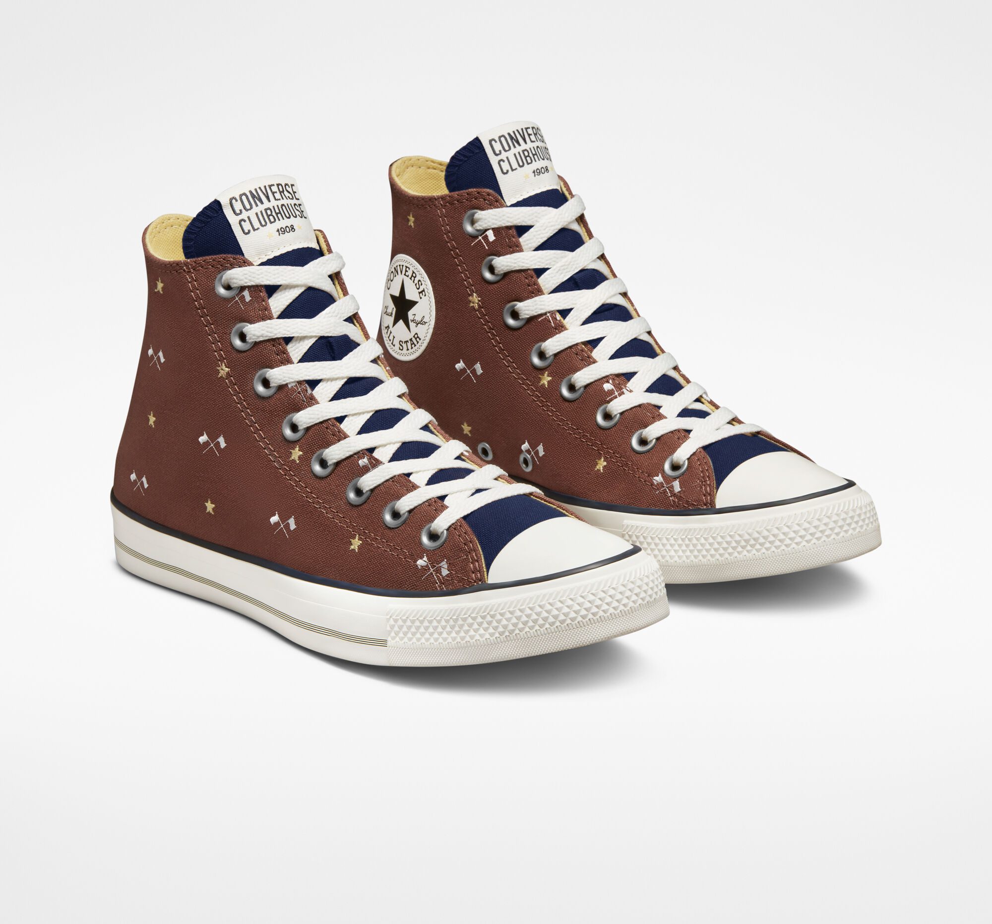 Converse Chuck Taylor All Star Clubhouse Red Oak/egret/trailhead Gold