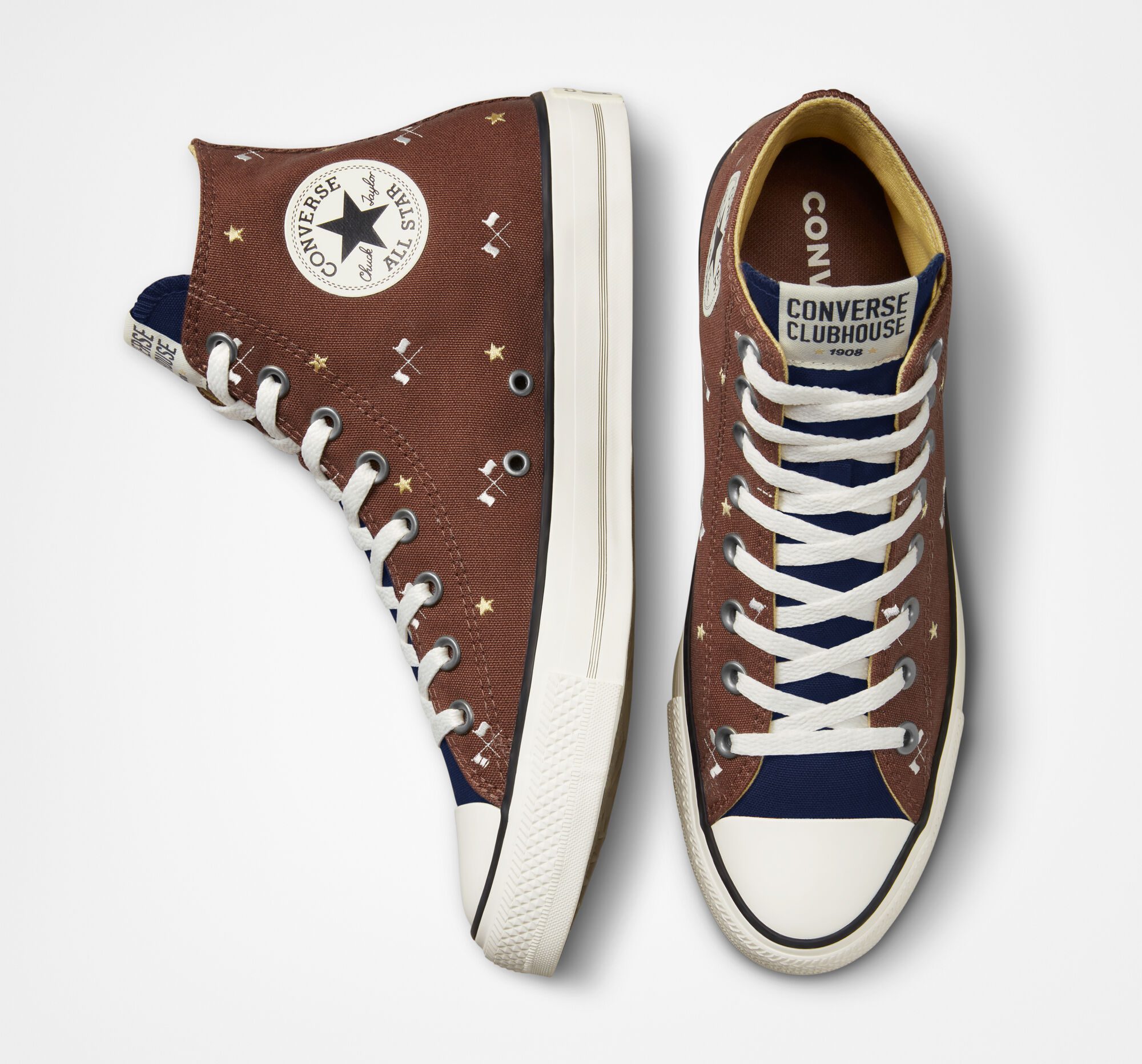 Converse Chuck Taylor All Star Clubhouse Red Oak/egret/trailhead Gold