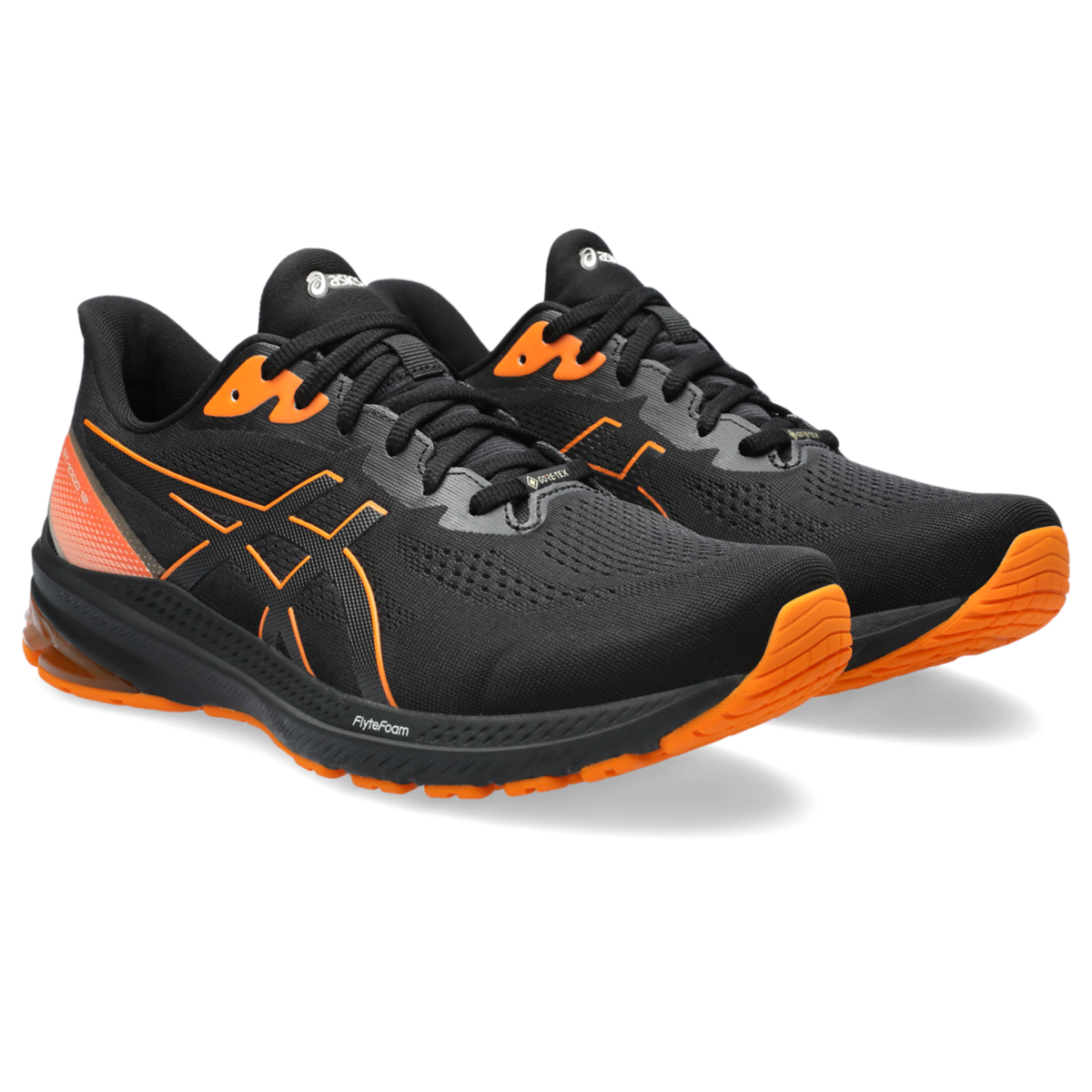 Asics Gt-1000 12 Gtx Black/Bright Orange (1011B684.001)