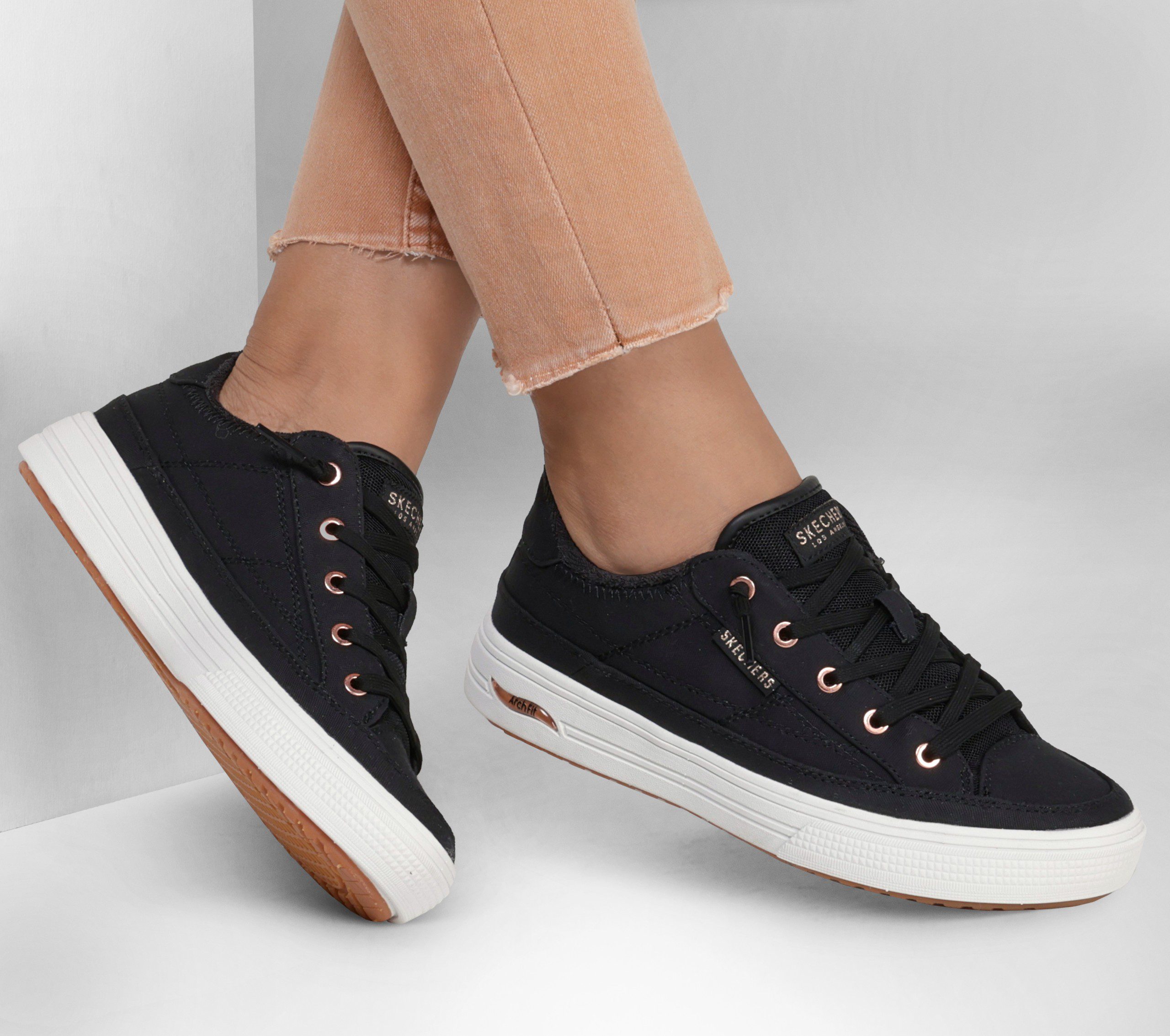 Skechers Skechers Arch Fit Arcade - Meet Ya There - Zwart (177190-BLK)