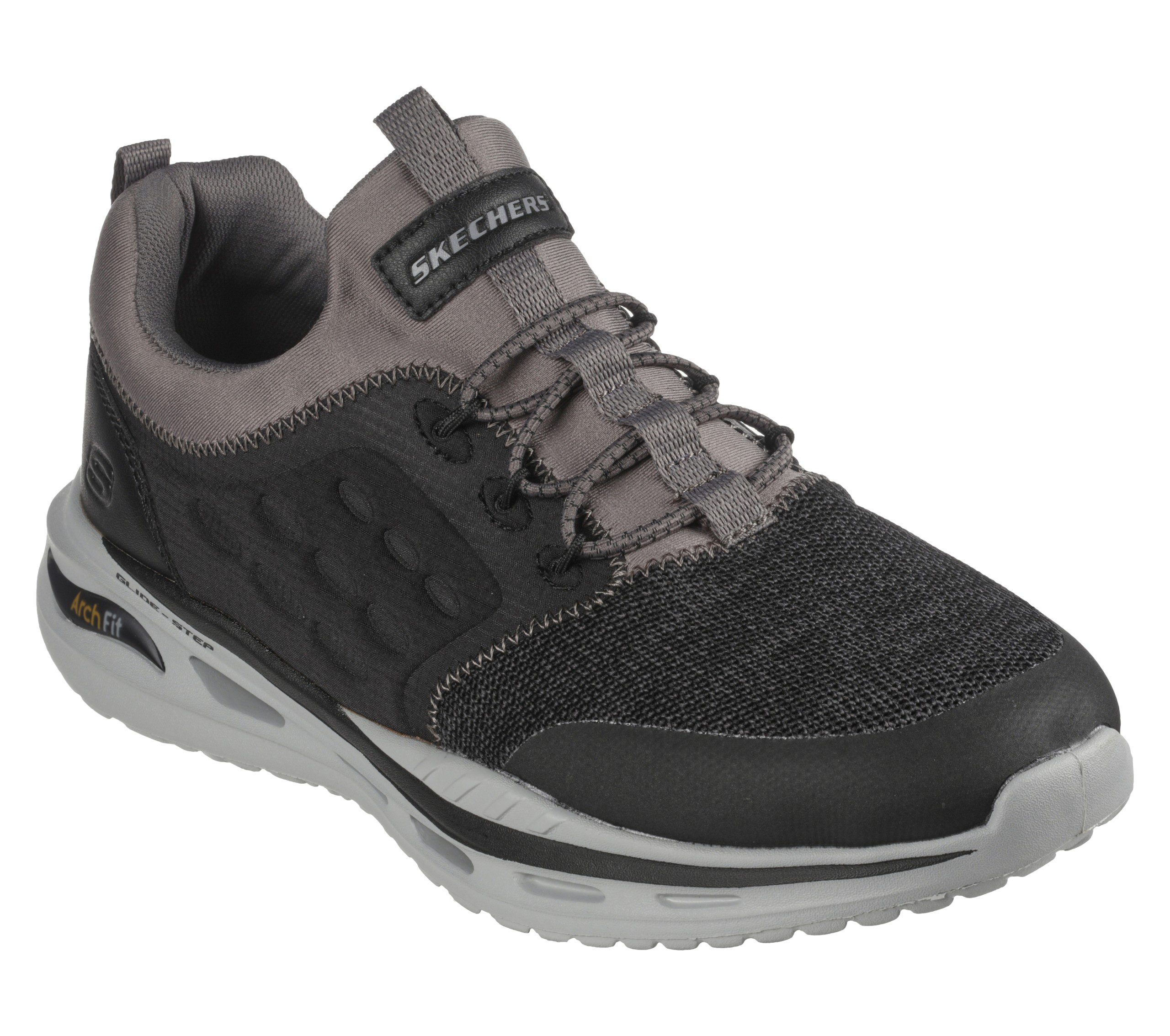 Skechers Relaxed Fit: Arch Fit Orvan - Verdigo - Zwart (210433-BLK)