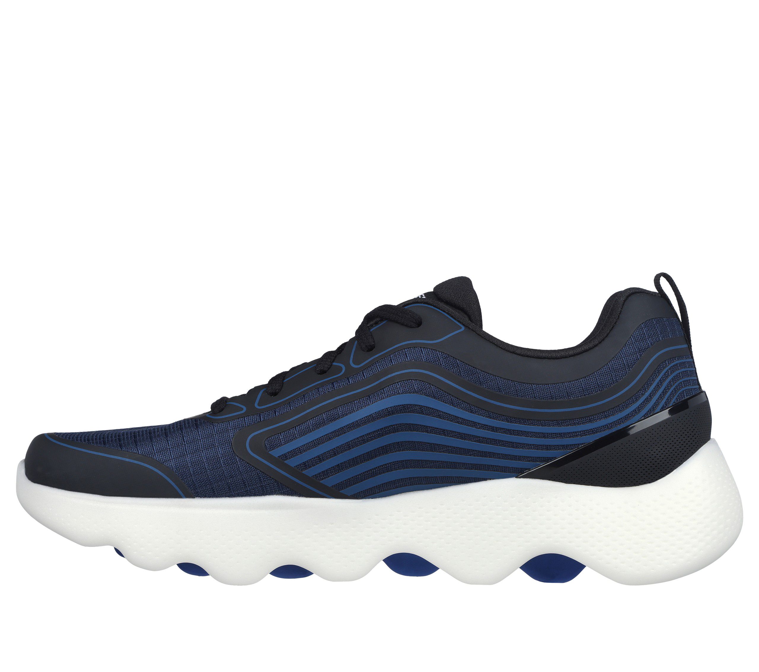 Skechers GO WALK Massage Fit - Hydro Massage - Marine / Zwart (216412-NVBK)