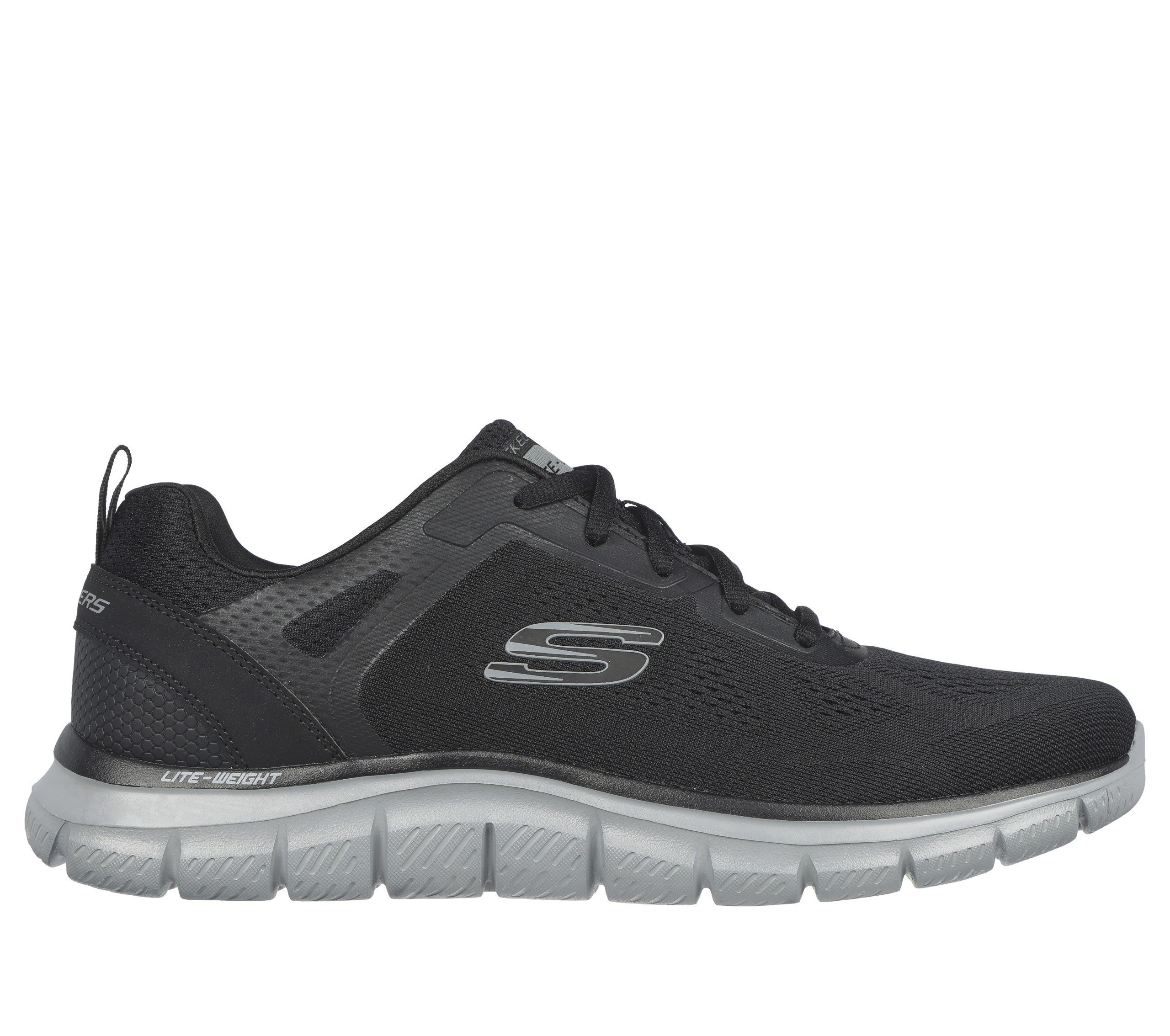 Skechers Track - Broader - Zwart / Houtskool (232698-BKCC)
