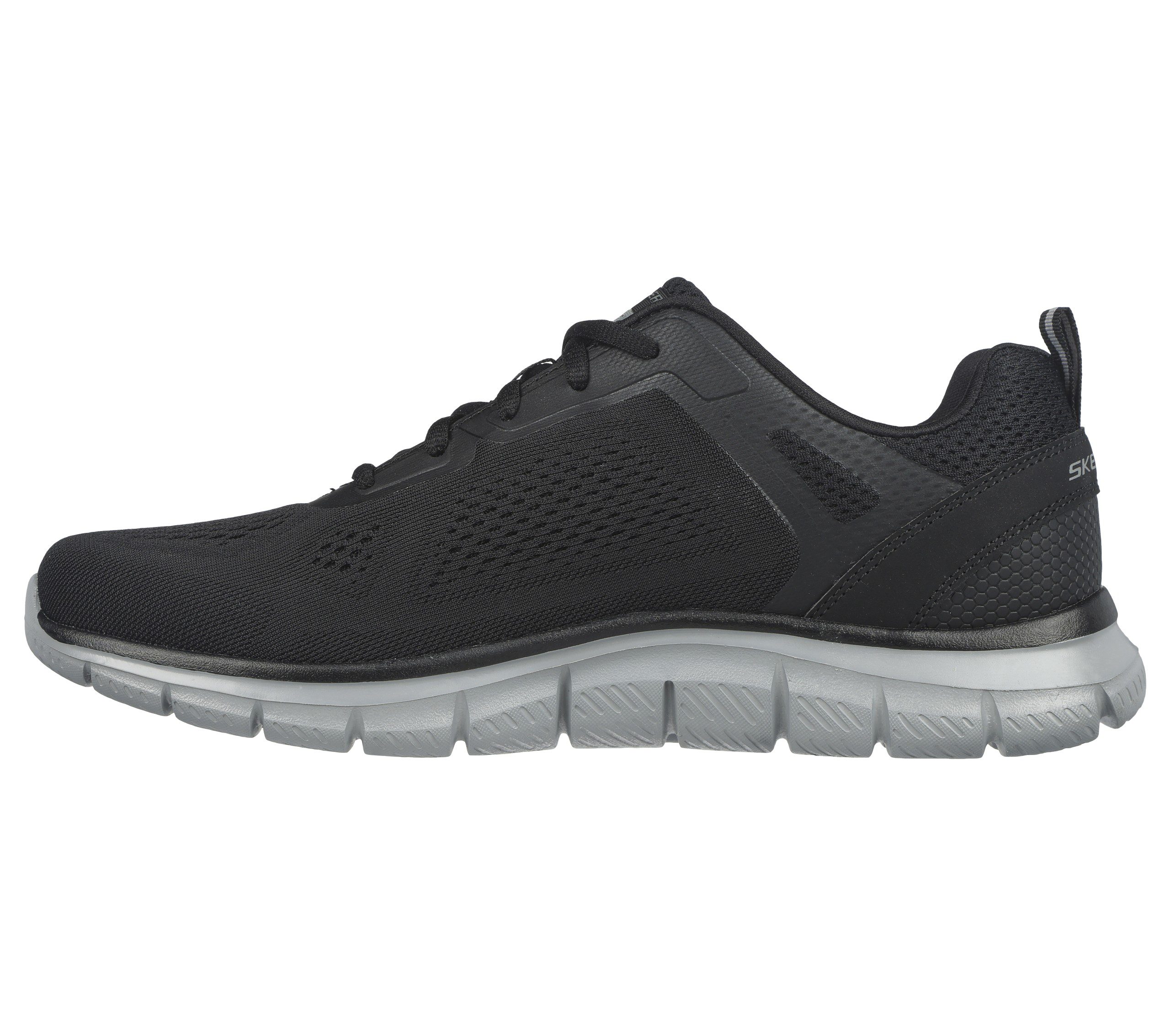 Skechers Track - Broader - Zwart / Houtskool (232698-BKCC)
