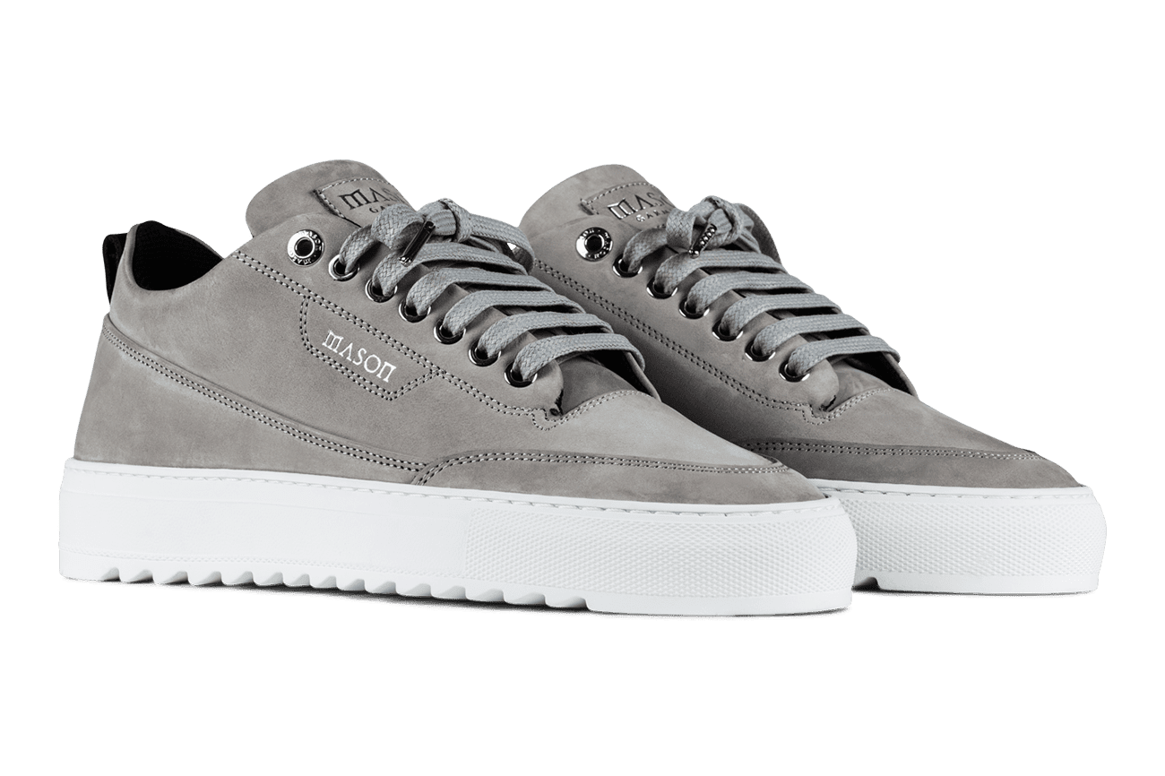 Mason Garments Torino - Nabuk - Grey (FW23-7B)