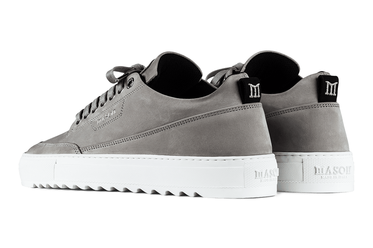Mason Garments Torino - Nabuk - Grey (FW23-7B)