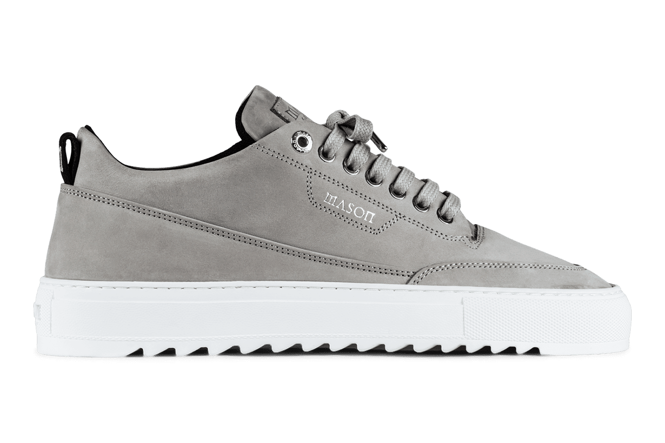 Mason Garments Torino - Nabuk - Grey (FW23-7B)