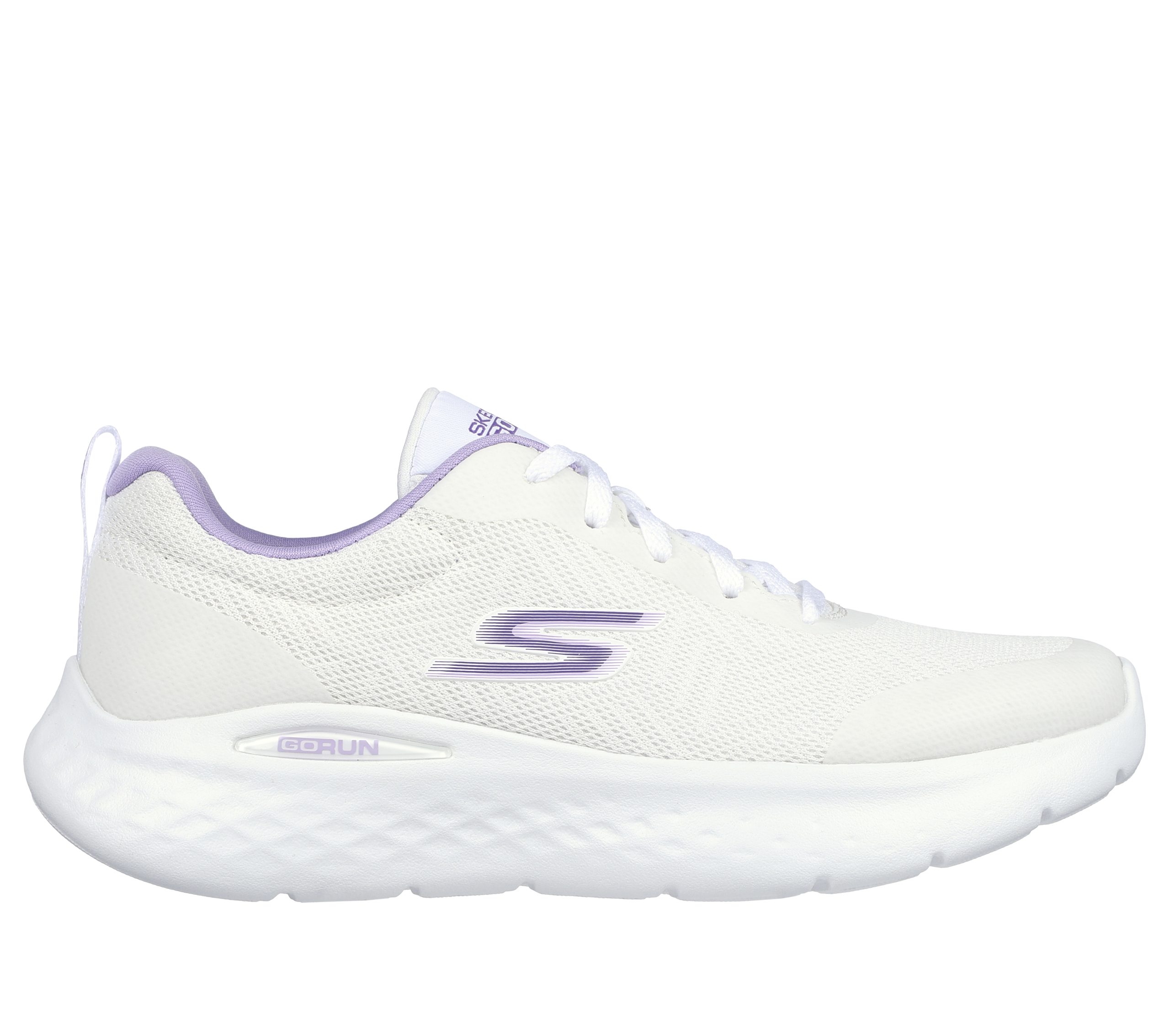 Skechers GO RUN Lite - Inertia - Wit / Purper (129425-WPR)