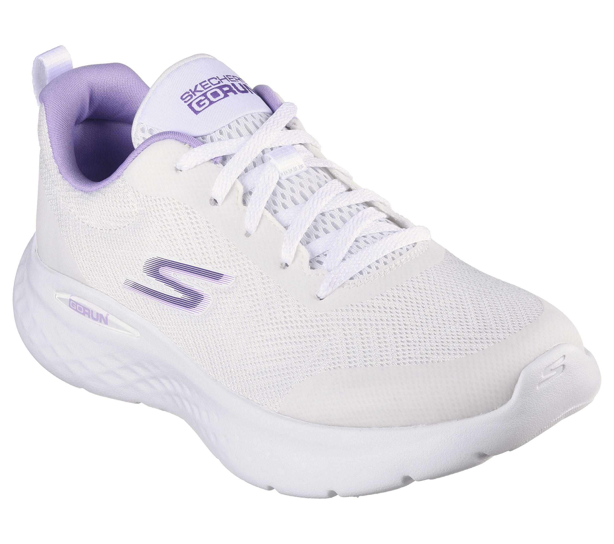 Skechers GO RUN Lite - Inertia - Wit / Purper (129425-WPR)