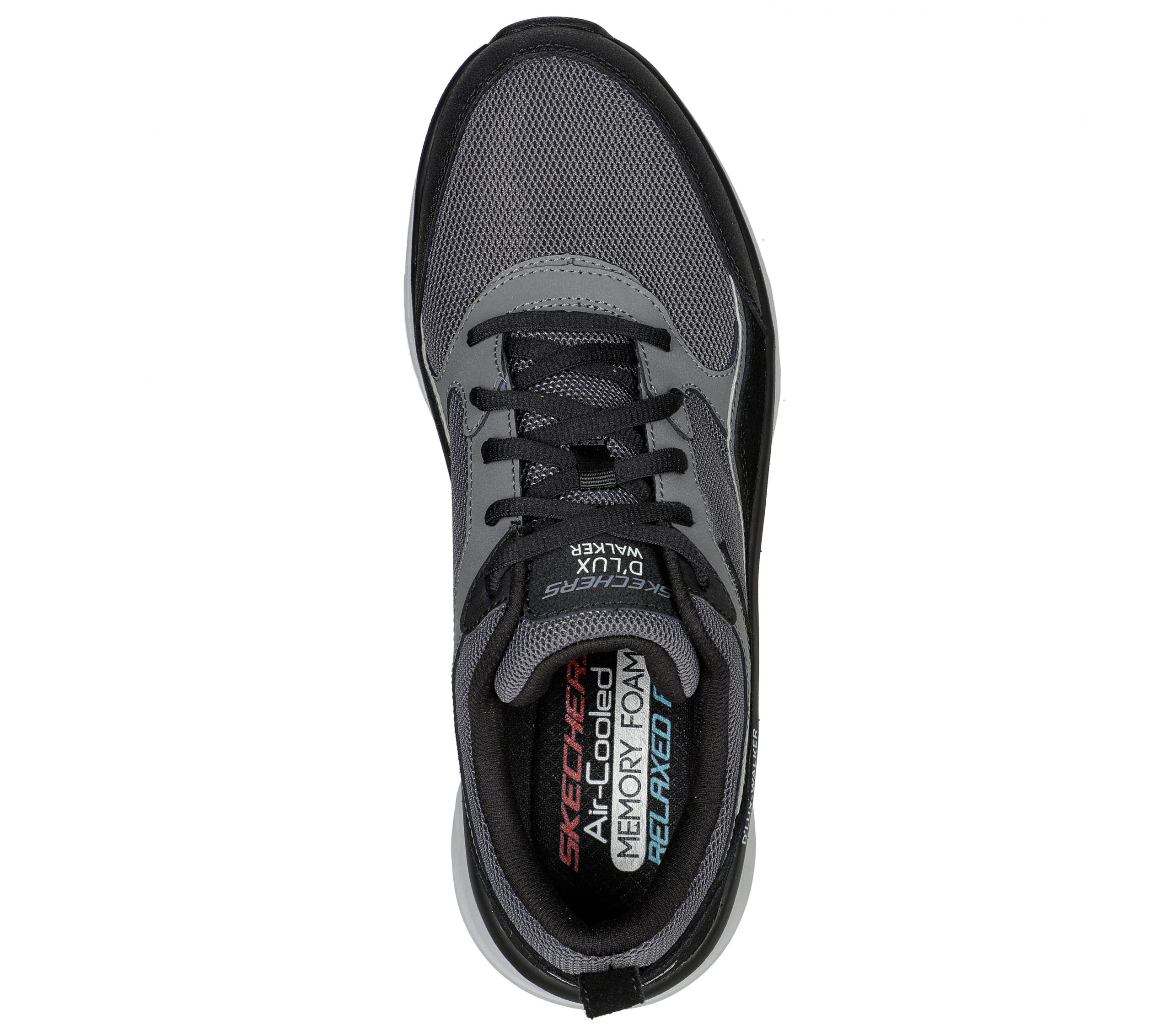 Skechers Relaxed Fit: D'Lux Walker - New Moment - Zwart / Houtskool ...
