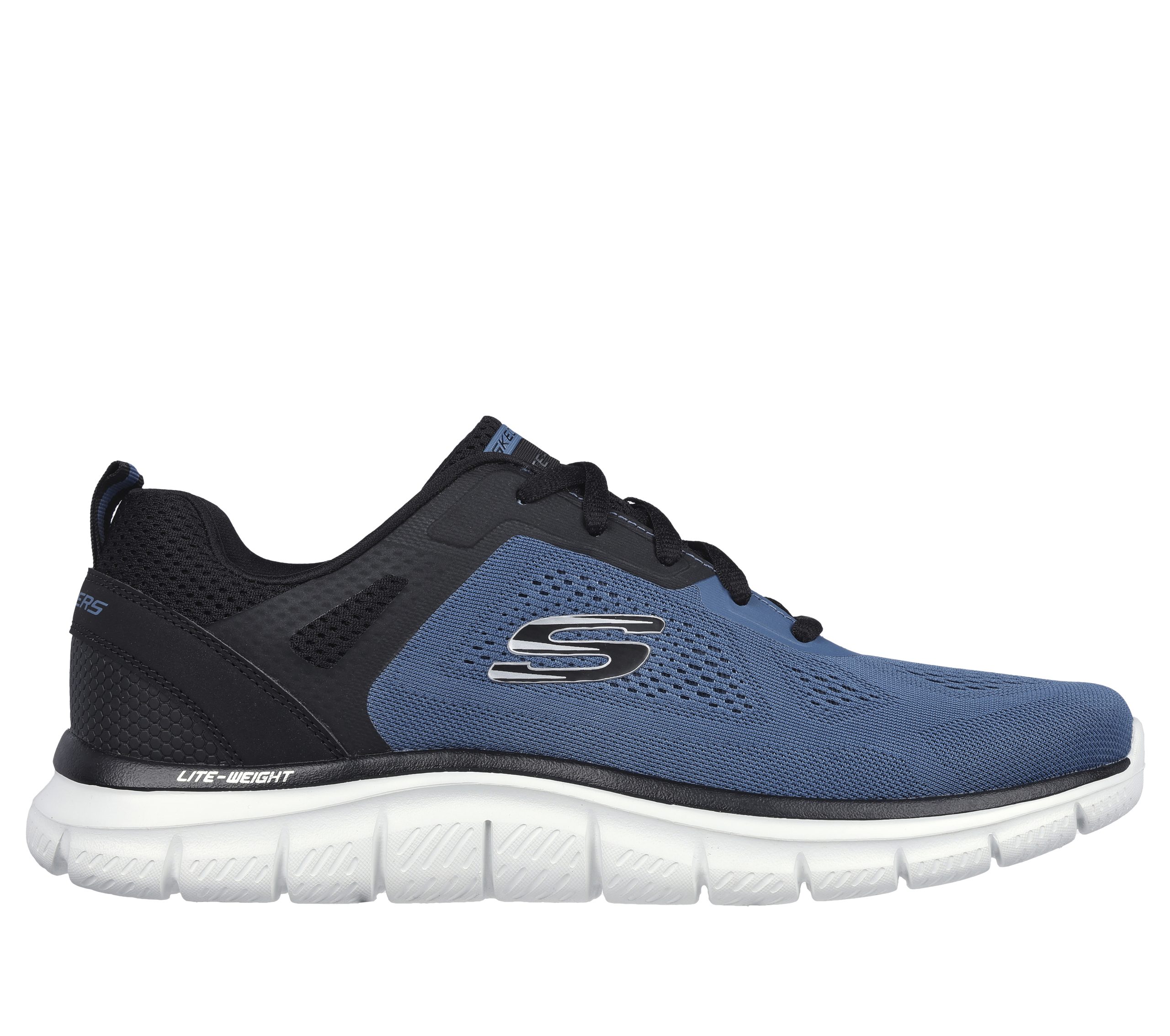 Skechers Track - Broader - Blauw / Zwart (232698-BLBK)