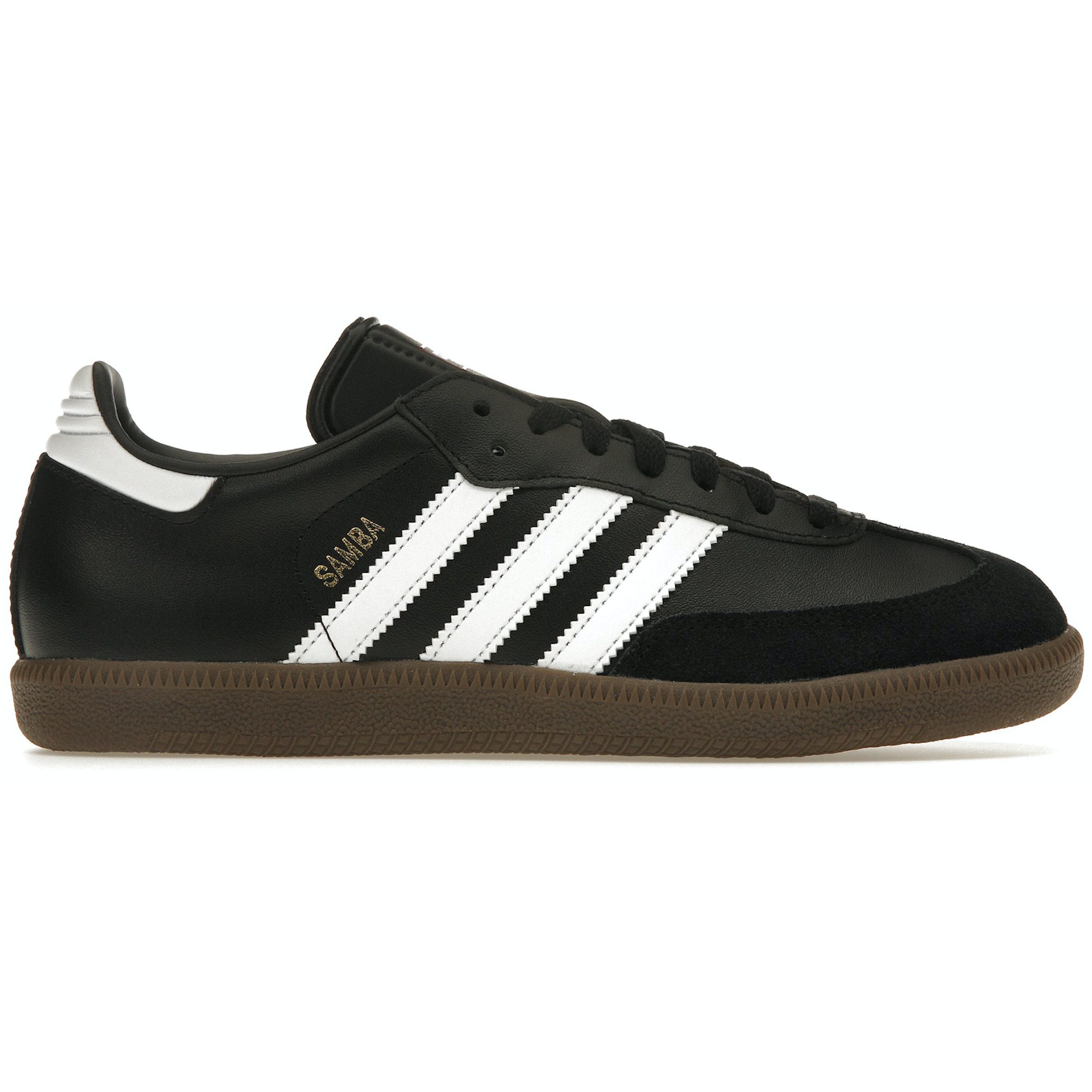 adidas Samba Leather Black White (019000)