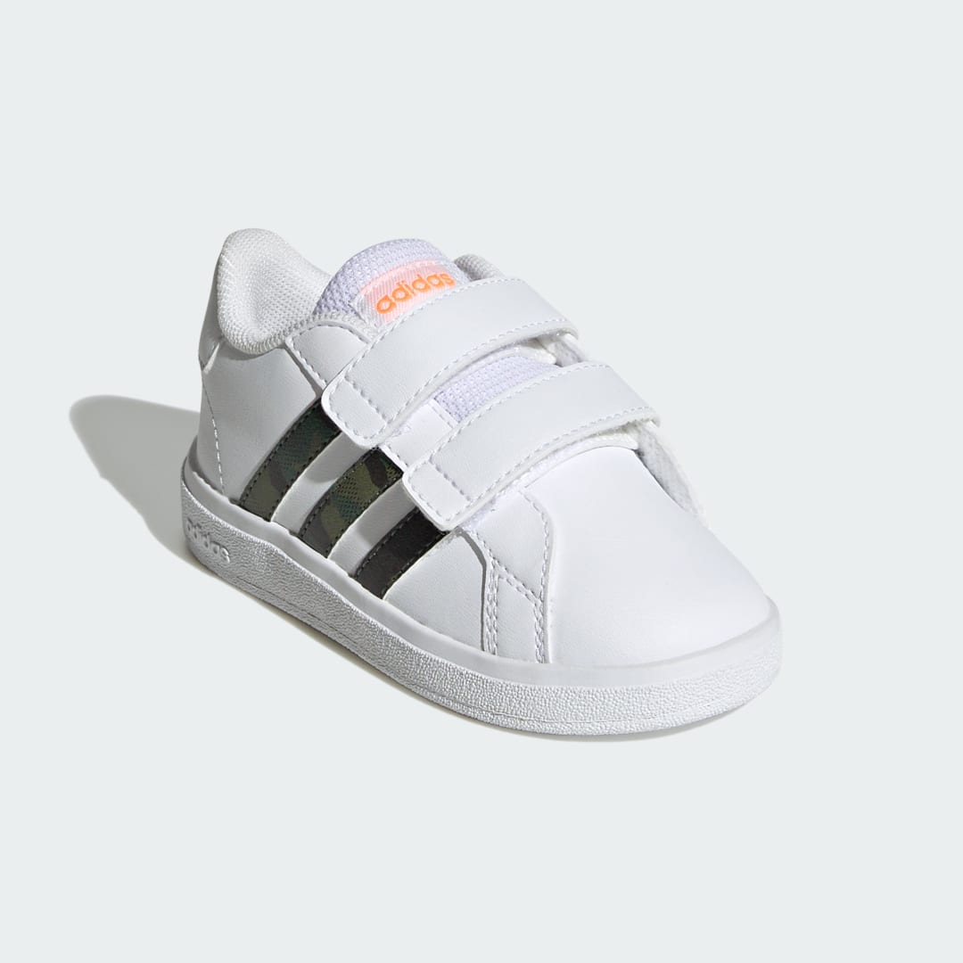 adidas Grand Court Lifestyle Cloud White / Cloud White / Screaming ...