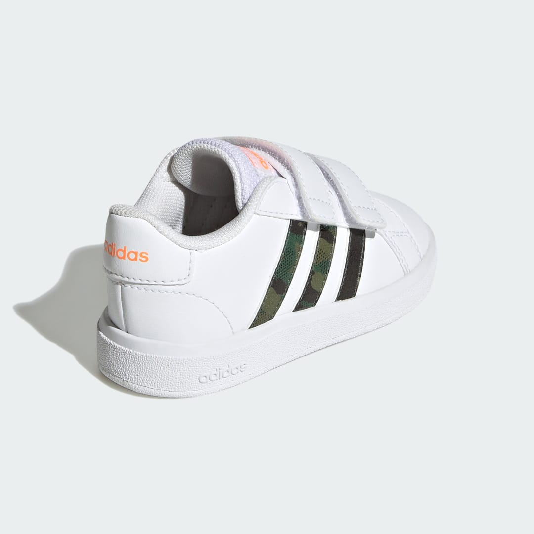 adidas Grand Court Lifestyle Cloud White / Cloud White / Screaming ...